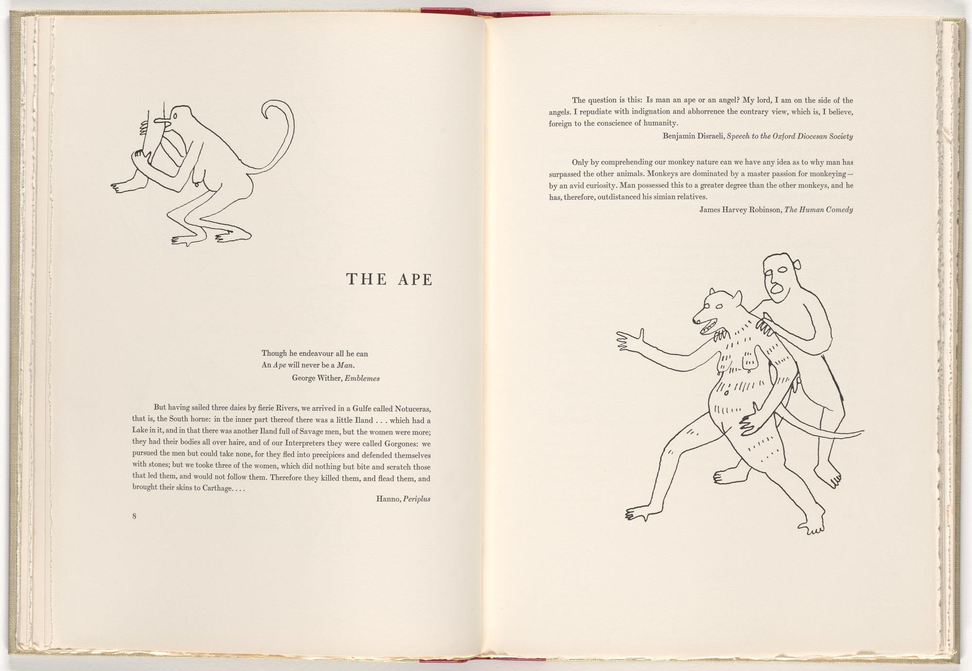 Alexander Calder. Headpiece (page 8) from A Bestiary. 1955 | MoMA
