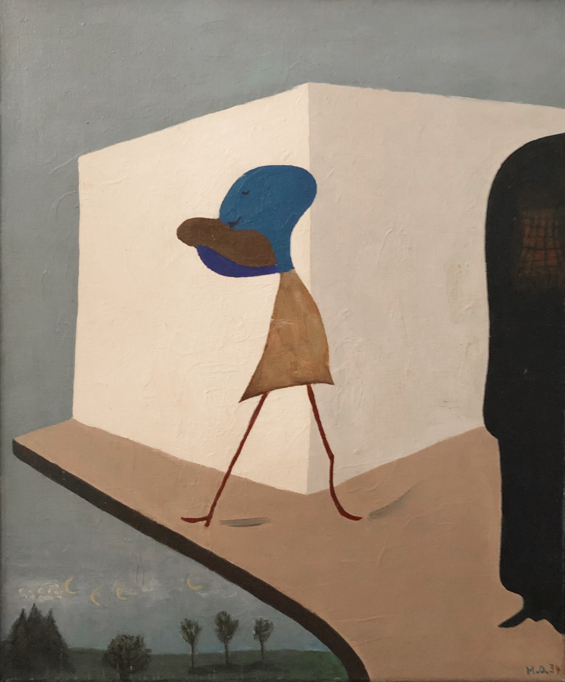 Meret Oppenheim. Little Ghost Eating Bread. 1934 | MoMA