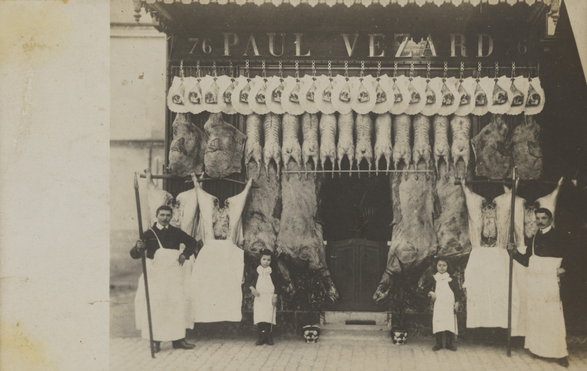 Unidentified photographer. Boucherie Paul Vezard, Tours. c. 1910 | MoMA