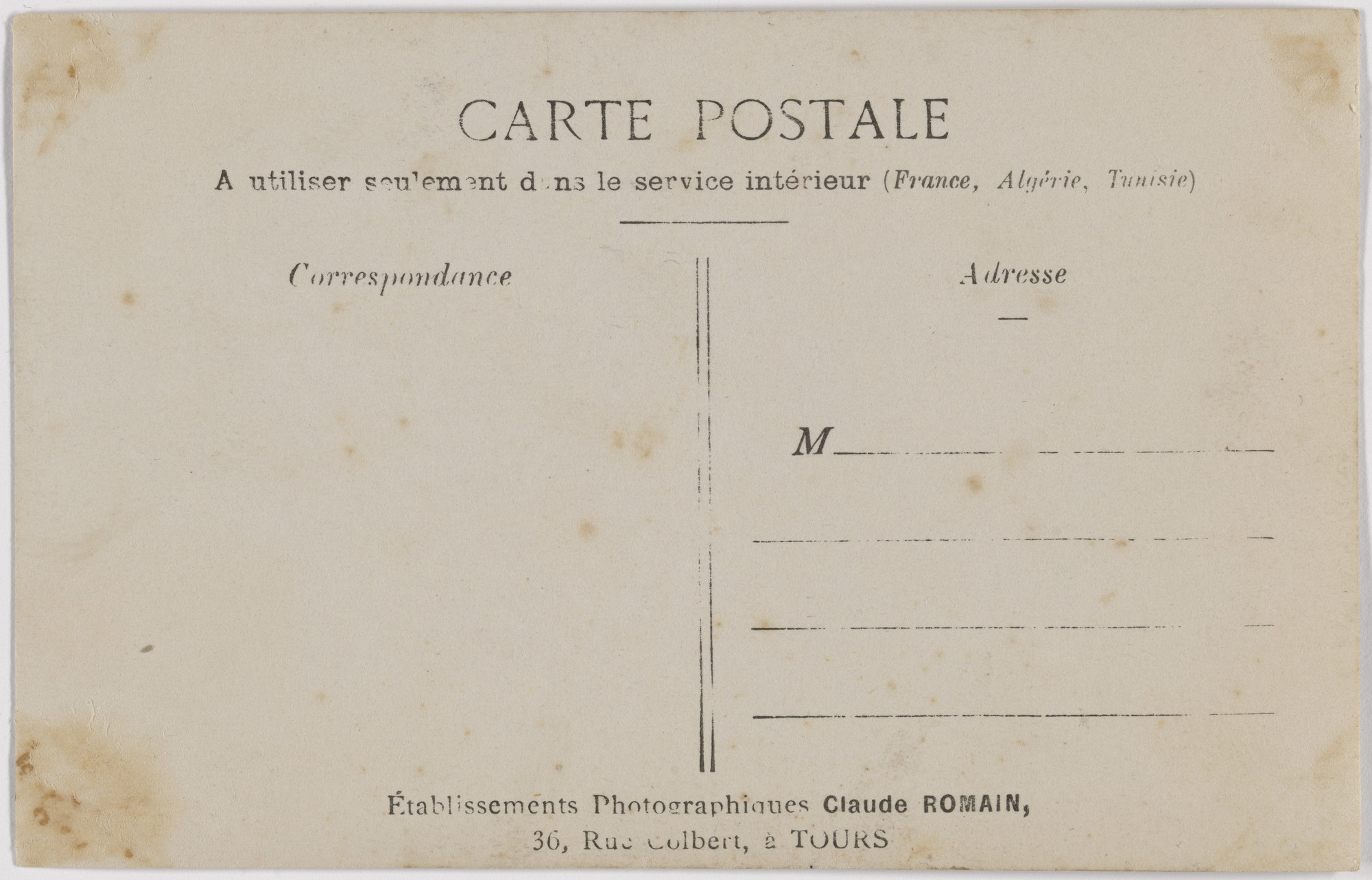 Unidentified photographer. Boucherie Paul Vezard, Tours. c. 1910 | MoMA