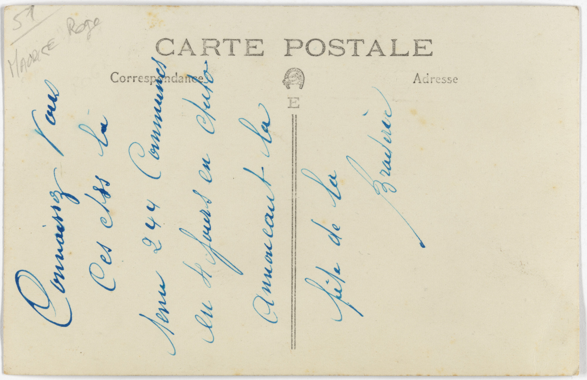 Unidentified photographer. Maurice Roge, Épernay. c. 1910 | MoMA