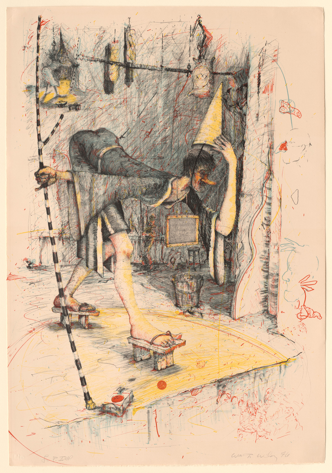 William T. Wiley. Mr. Unatural. 1976 | MoMA