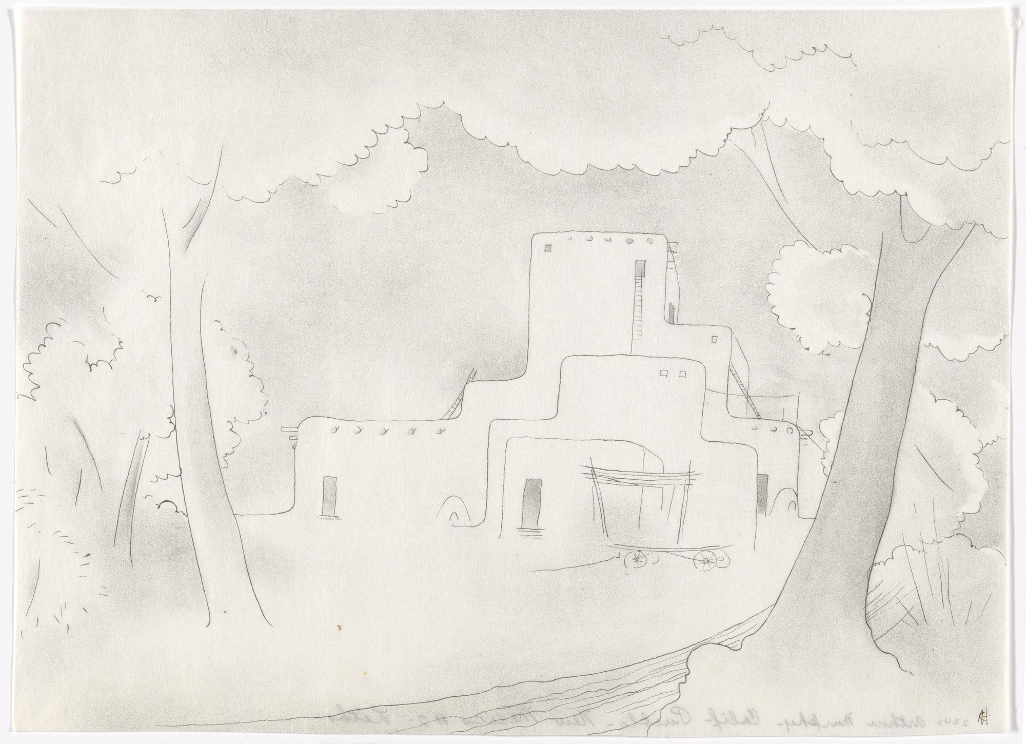 Arthur Murphy. Pueblo - New Mexico #2. c. 1935–43 | MoMA