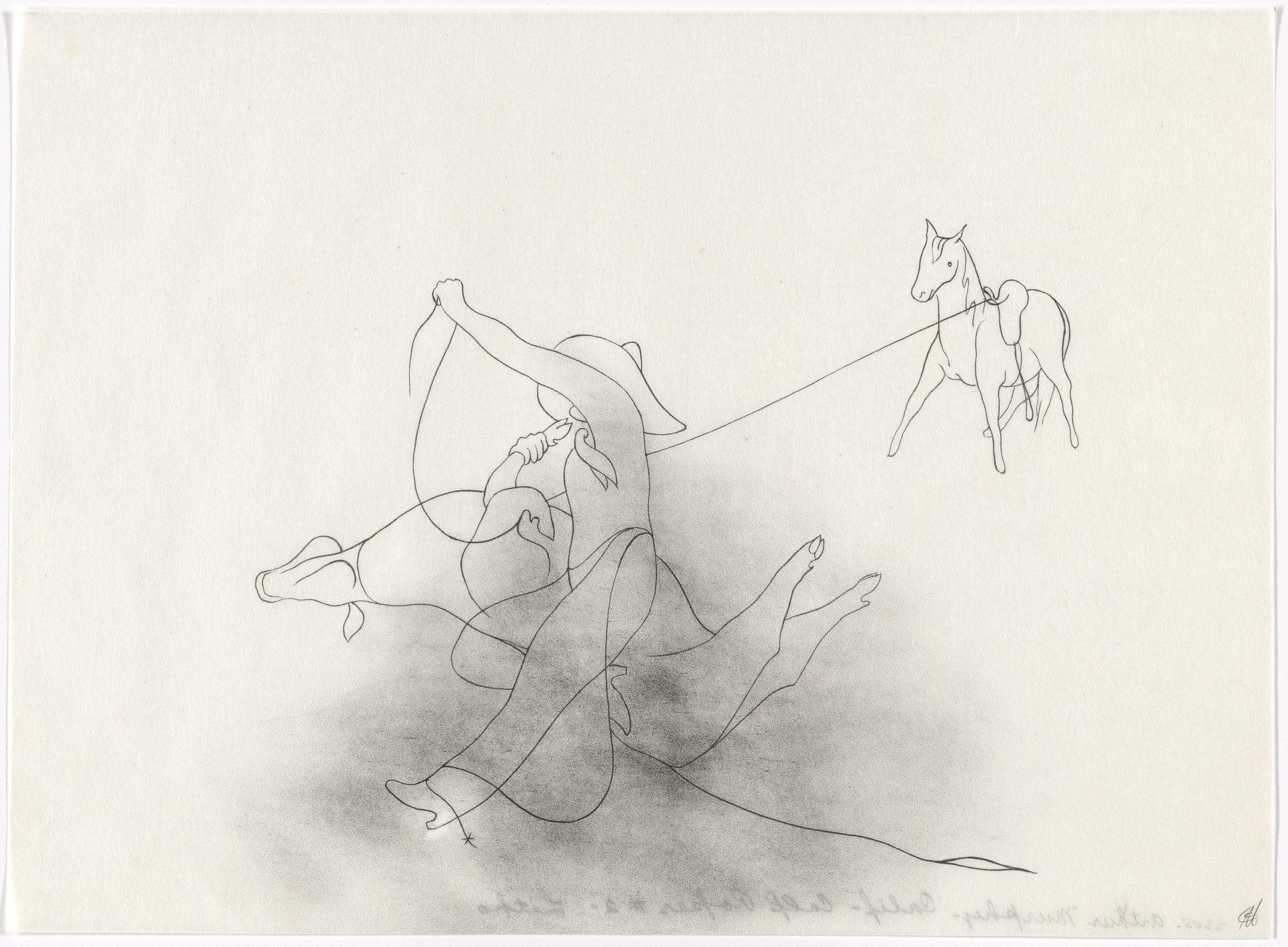 Arthur Murphy. Calf Roper #2. c. 1935–43 | MoMA