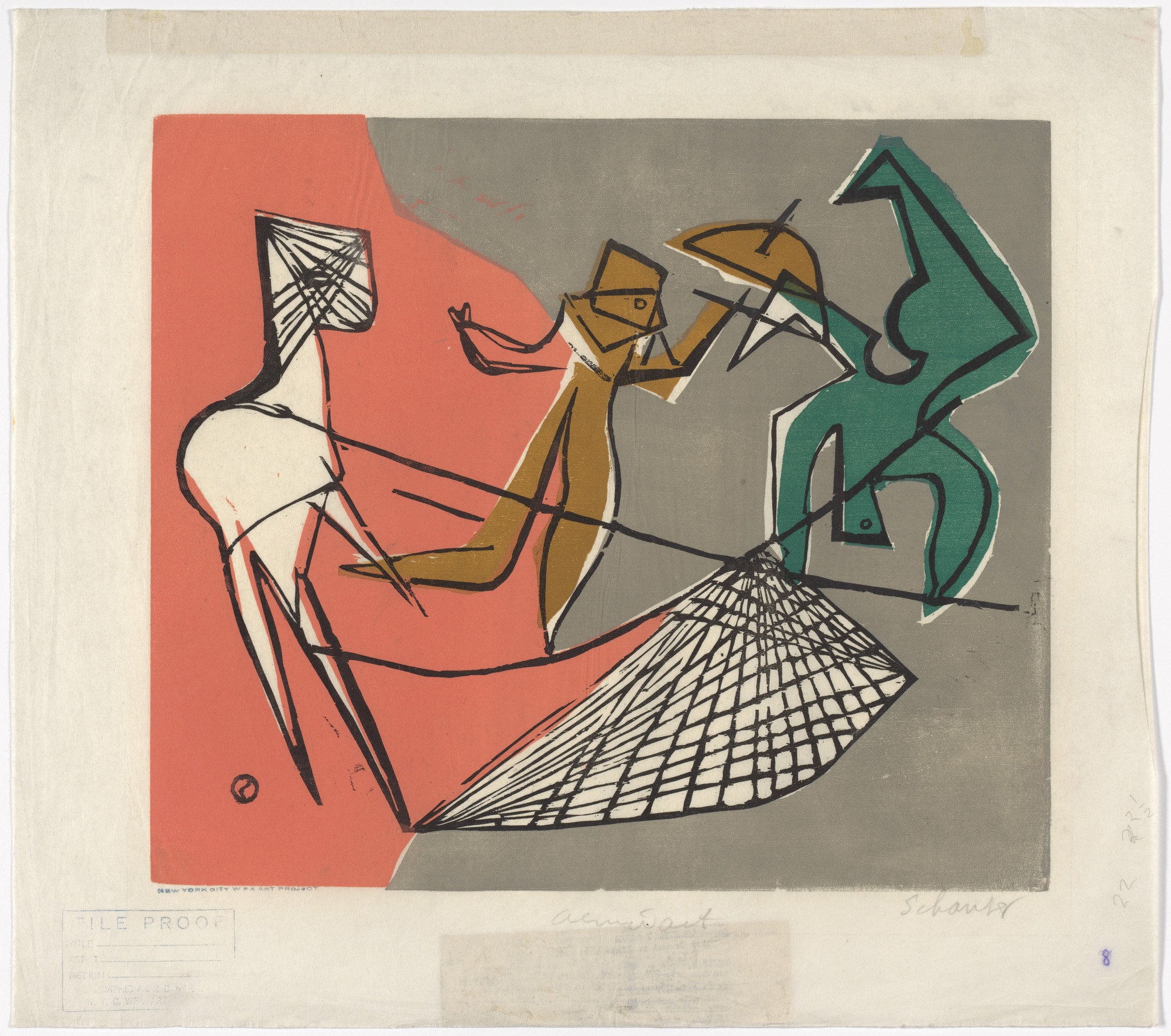 Louis Schanker. Untitled. 1940 | MoMA