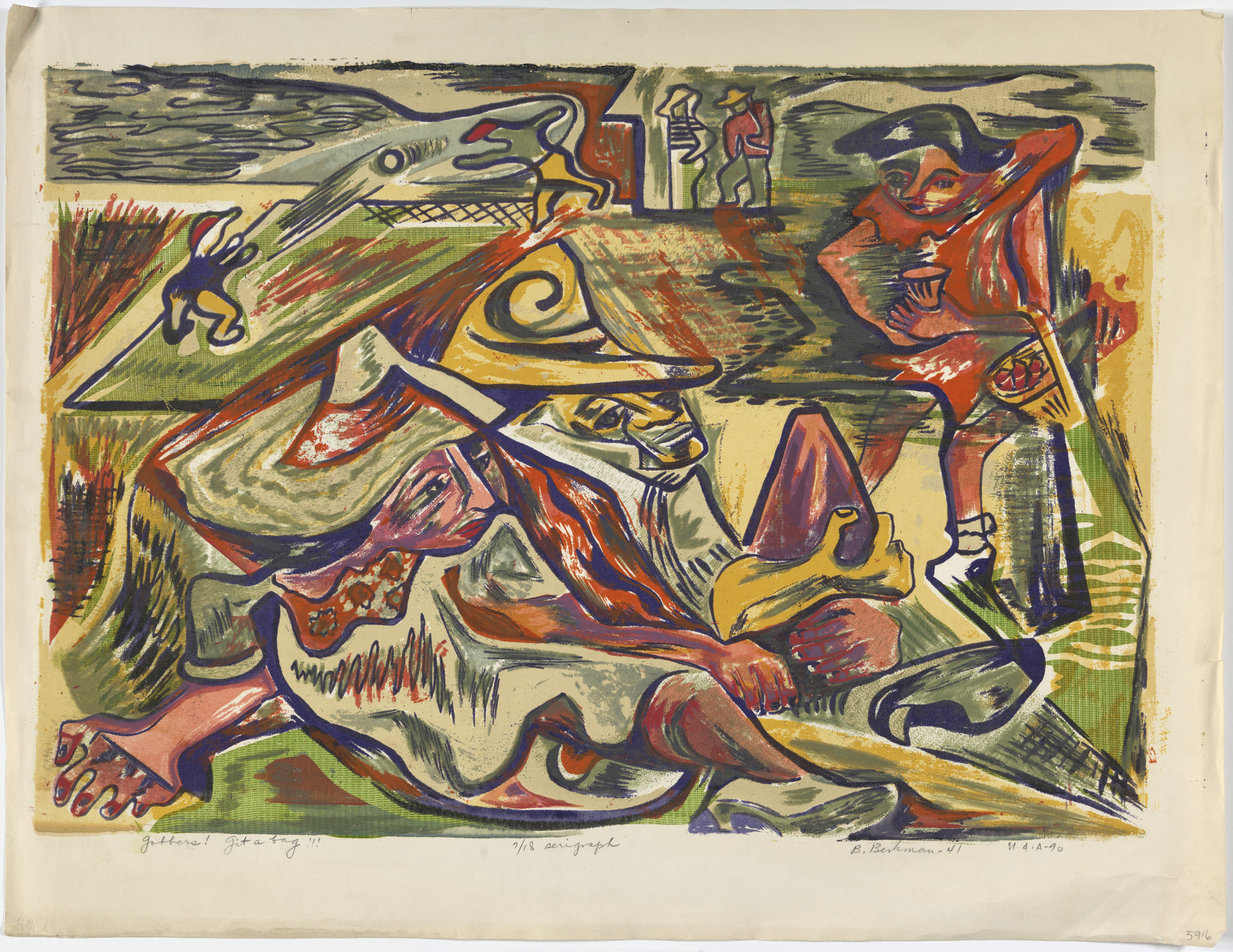 Bernece Berkman-Hunter. Gobbers! Git a bag!!!. 1941 | MoMA