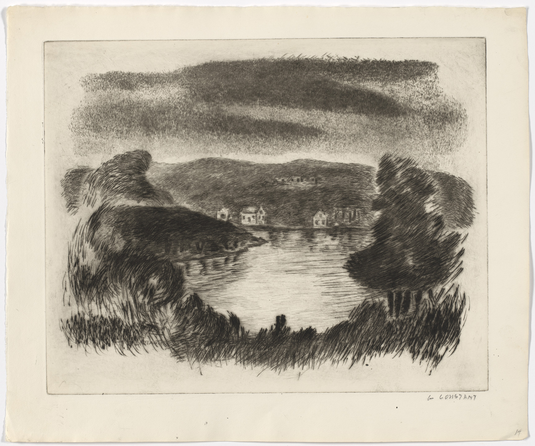 George Constant. Untitled (Landscape). c. 1935–43 | MoMA