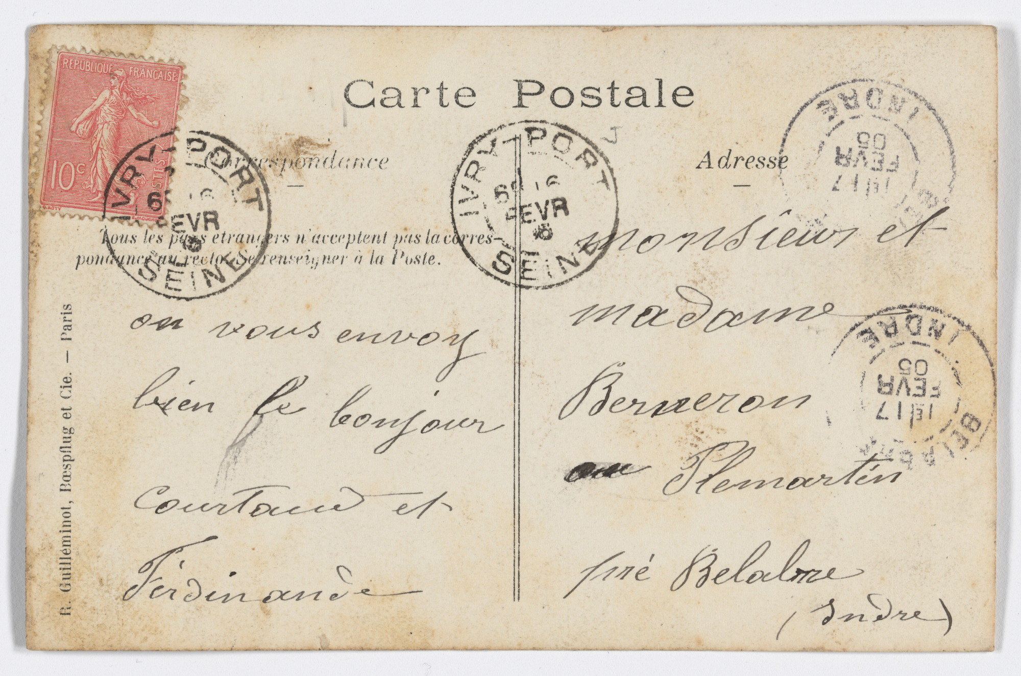 Unidentified photographer. Maison Courtaud, Ivry. 1905 | MoMA