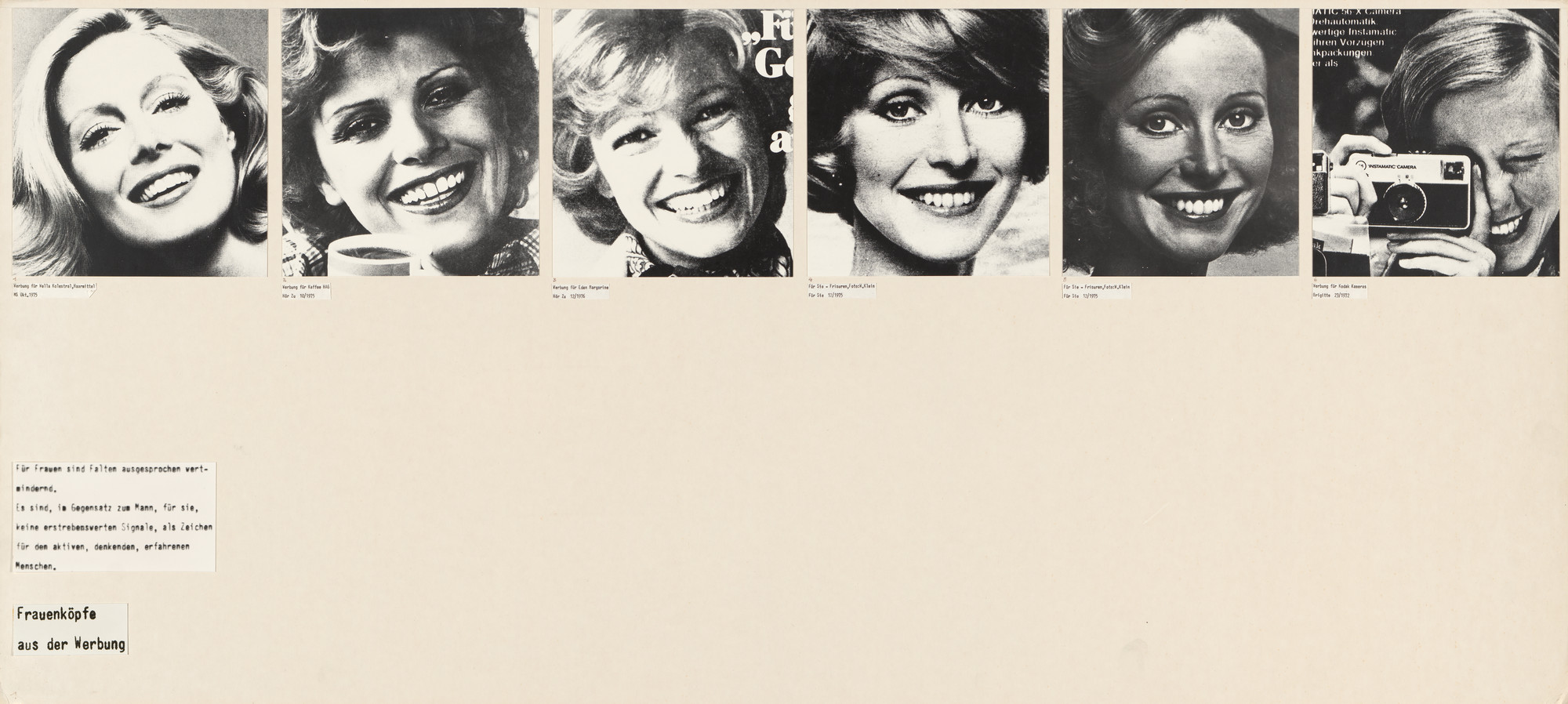 Marianne Wex. Panel from Let's Take Back Our Space: 'Female' and 'Male ...