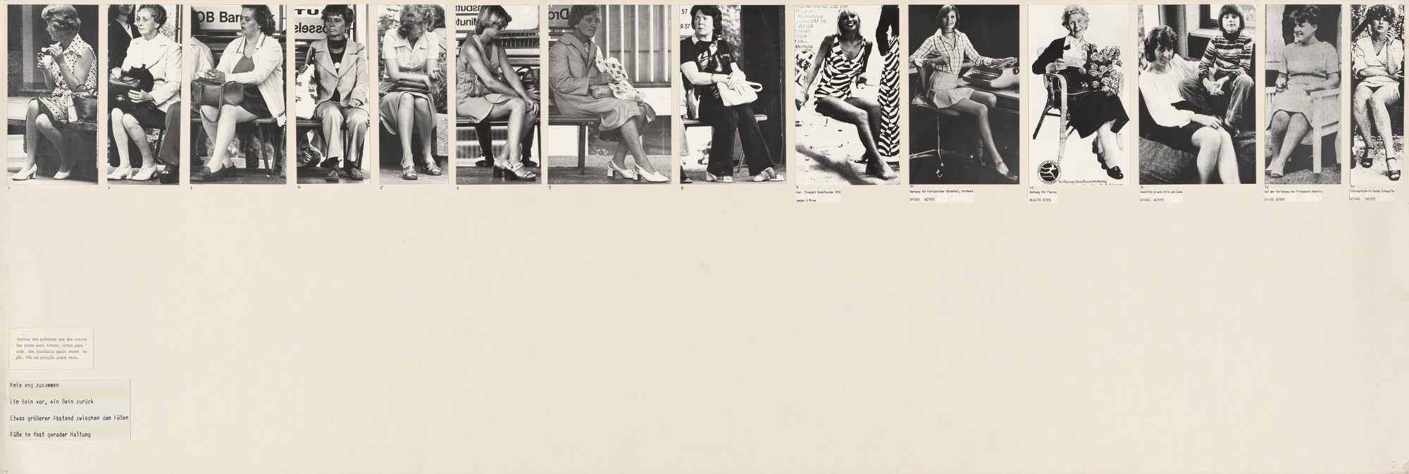 Marianne Wex. Panel from Let's Take Back Our Space: 'Female' and 'Male ...
