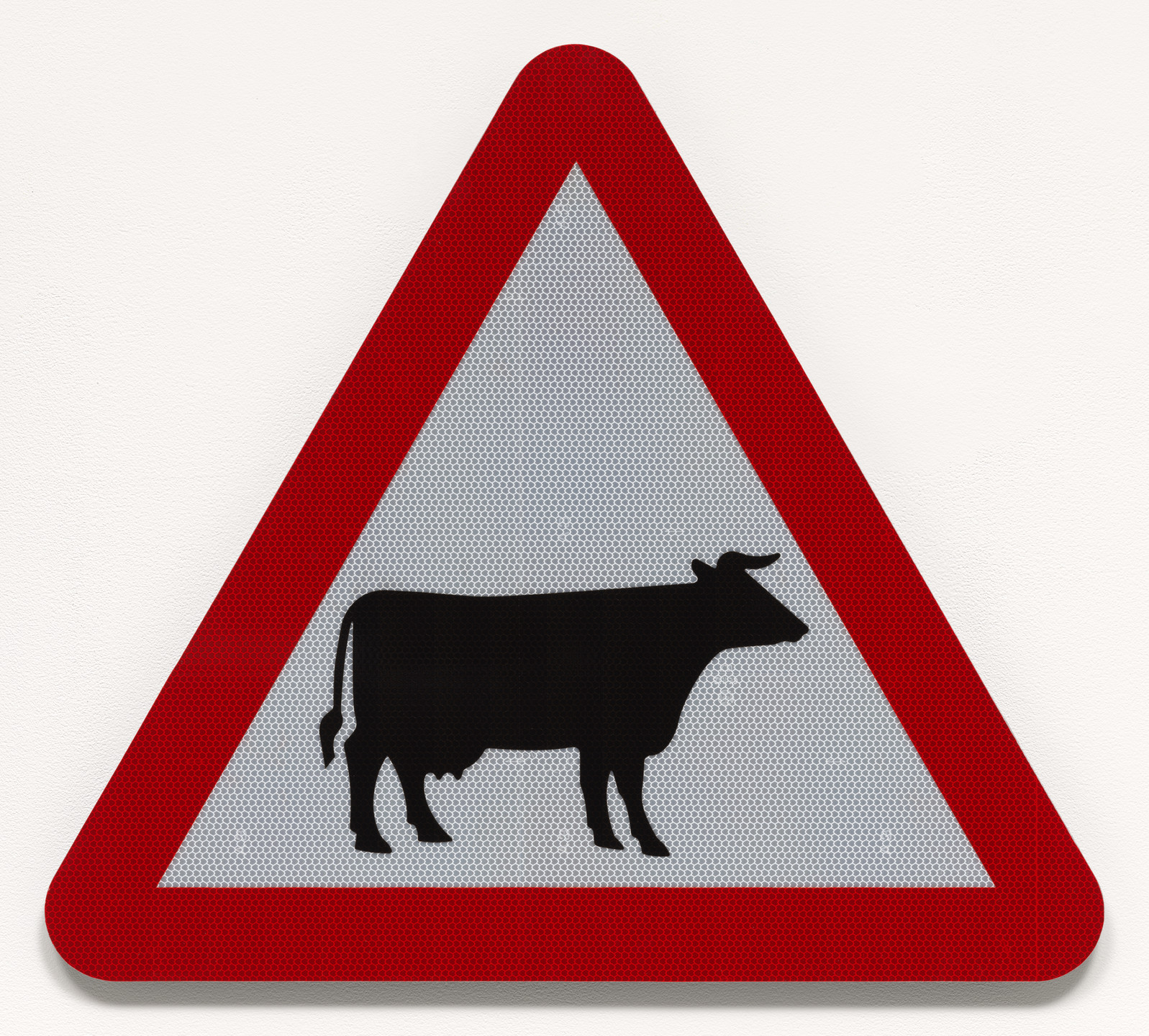 Jock Kinneir, Margaret Calvert. Cow crossing sign for British roadways ...