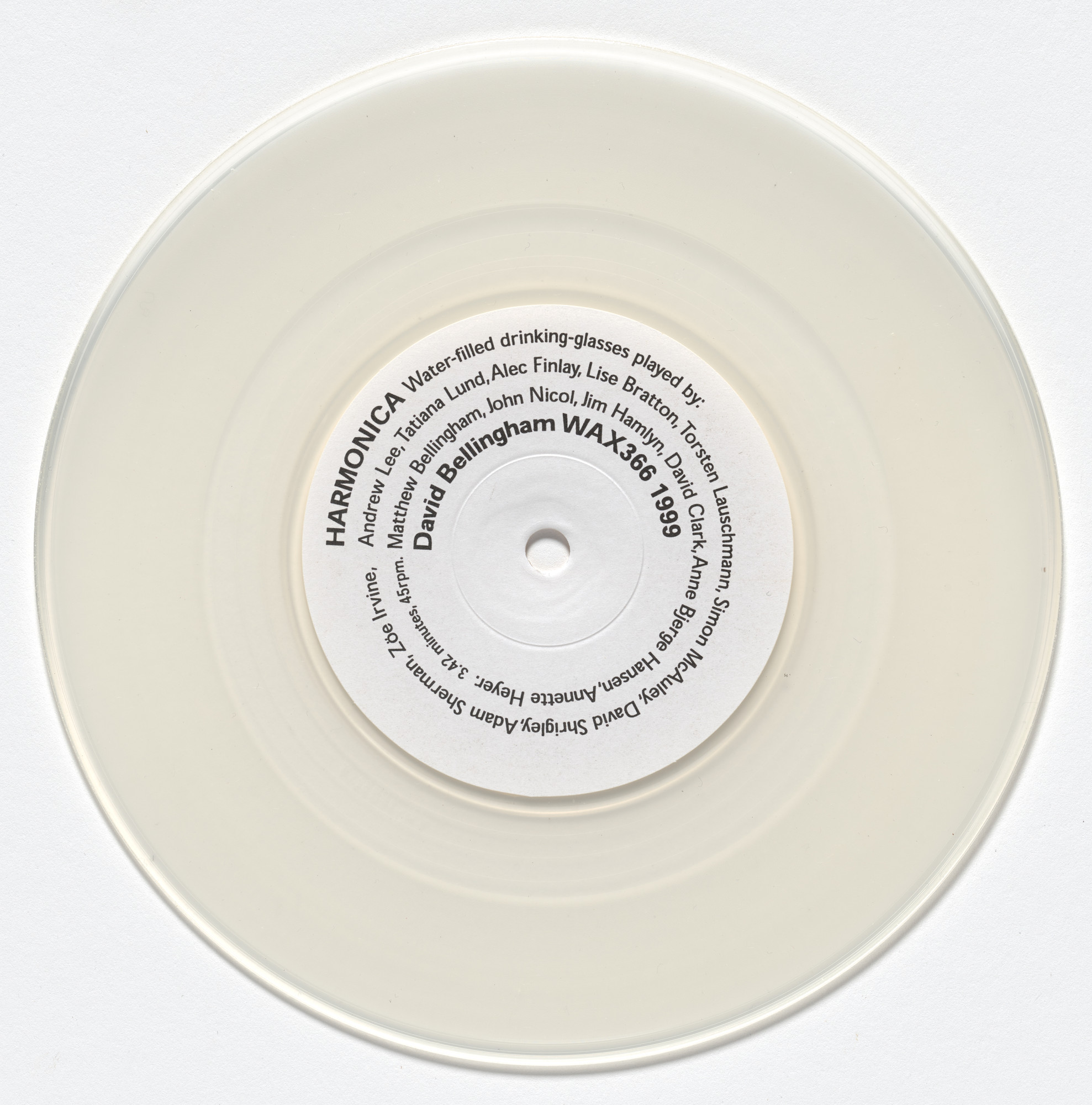 David Bellingham. Harmonica. 1999 | MoMA