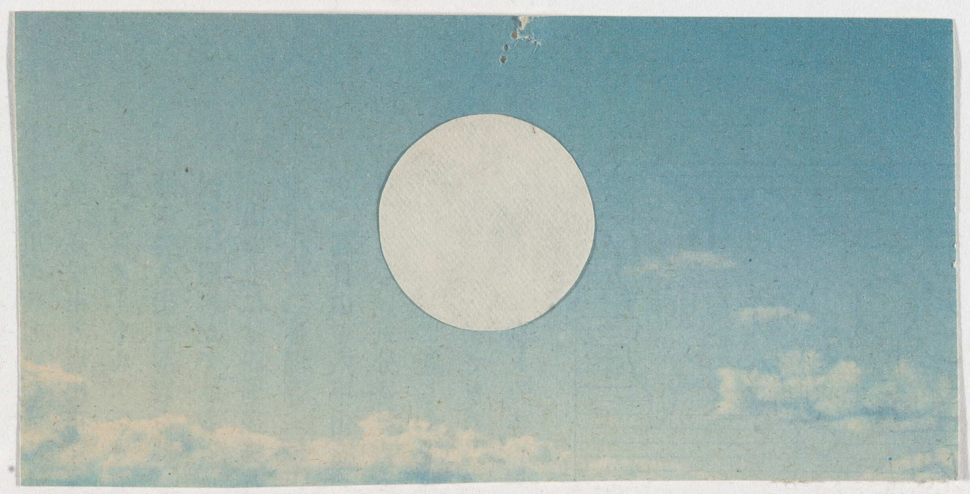 Yutaka Matsuzawa. Untitled (White Circle Collage). c. 1967 | MoMA