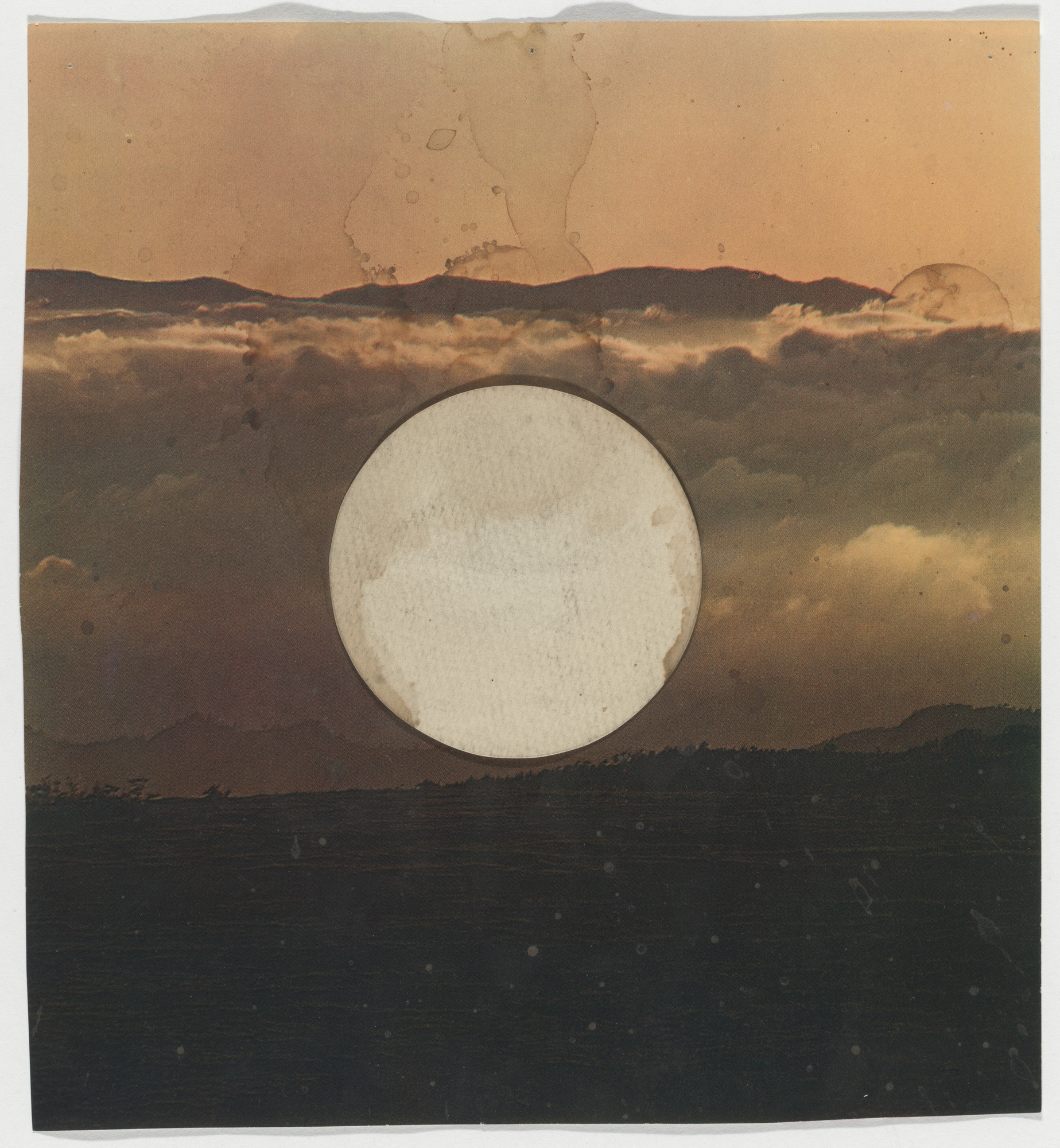 Yutaka Matsuzawa. Untitled (White Circle Collage). c. 1967 | MoMA