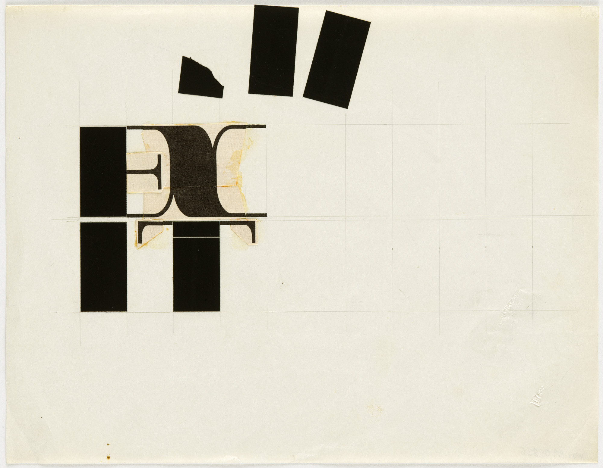George Maciunas, George Brecht. Mechanical for Exit. c. 1966 | MoMA