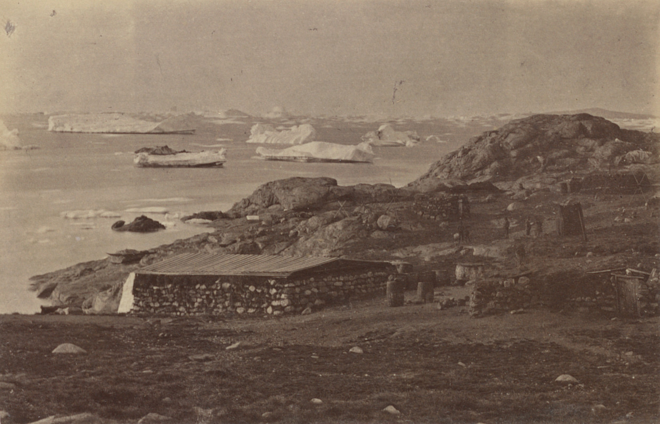 George P. Critcherson, John L. Dunmore, William Bradford. "View from Upernavik looking into ...