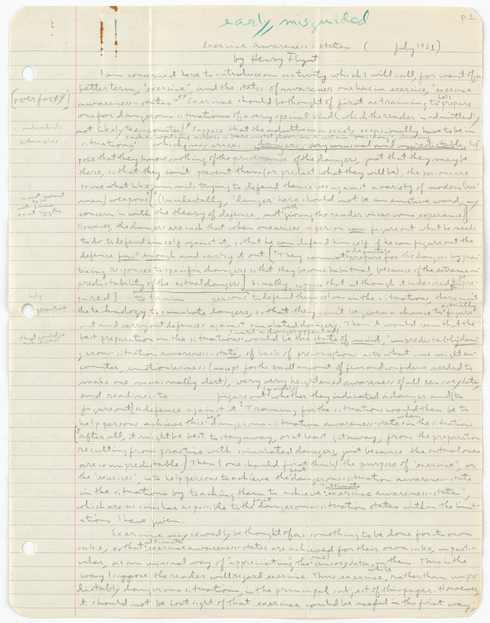 Exercise Awareness-States | MoMA