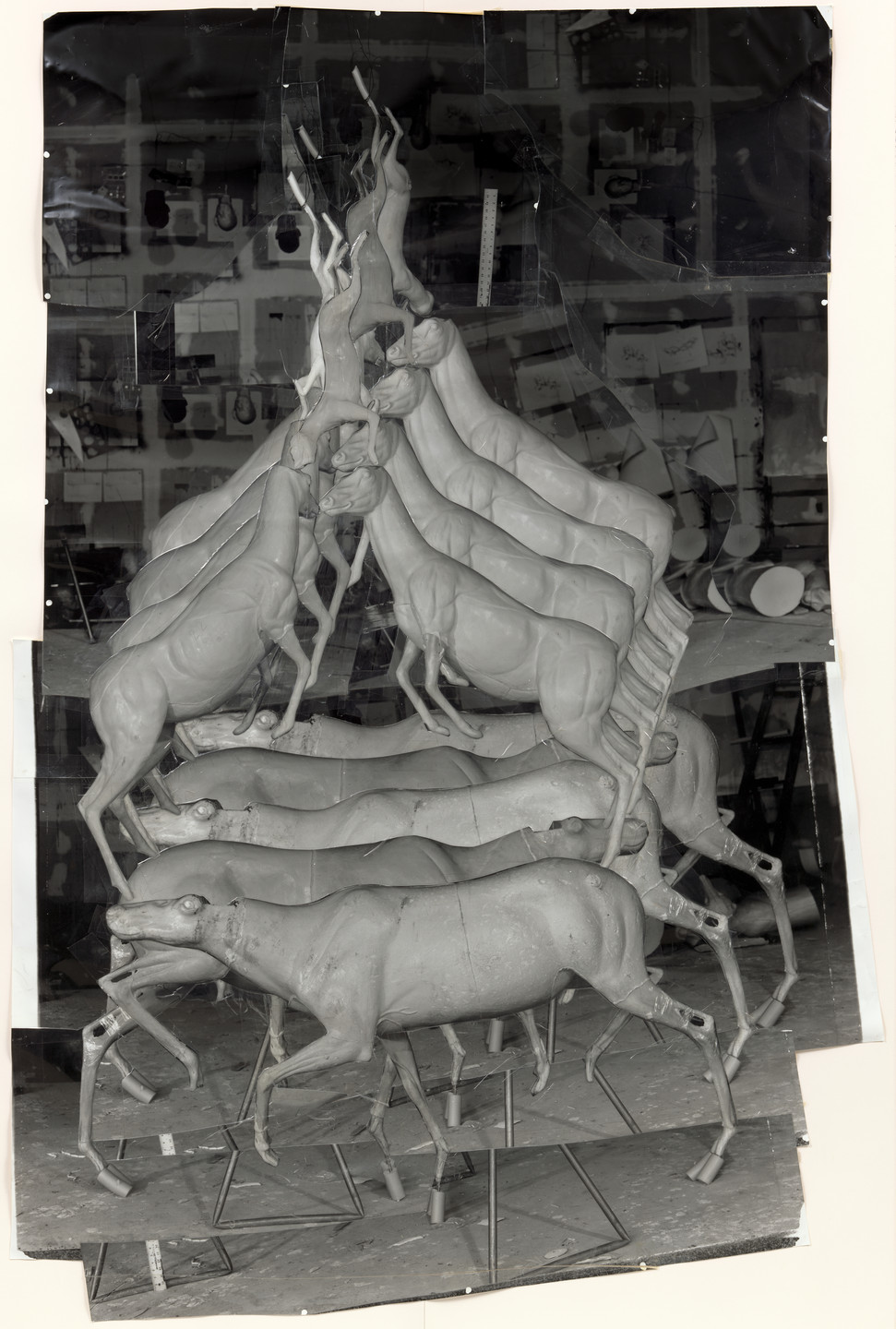 Bruce Nauman. Model for Animal Pyramid II. 1989 | MoMA