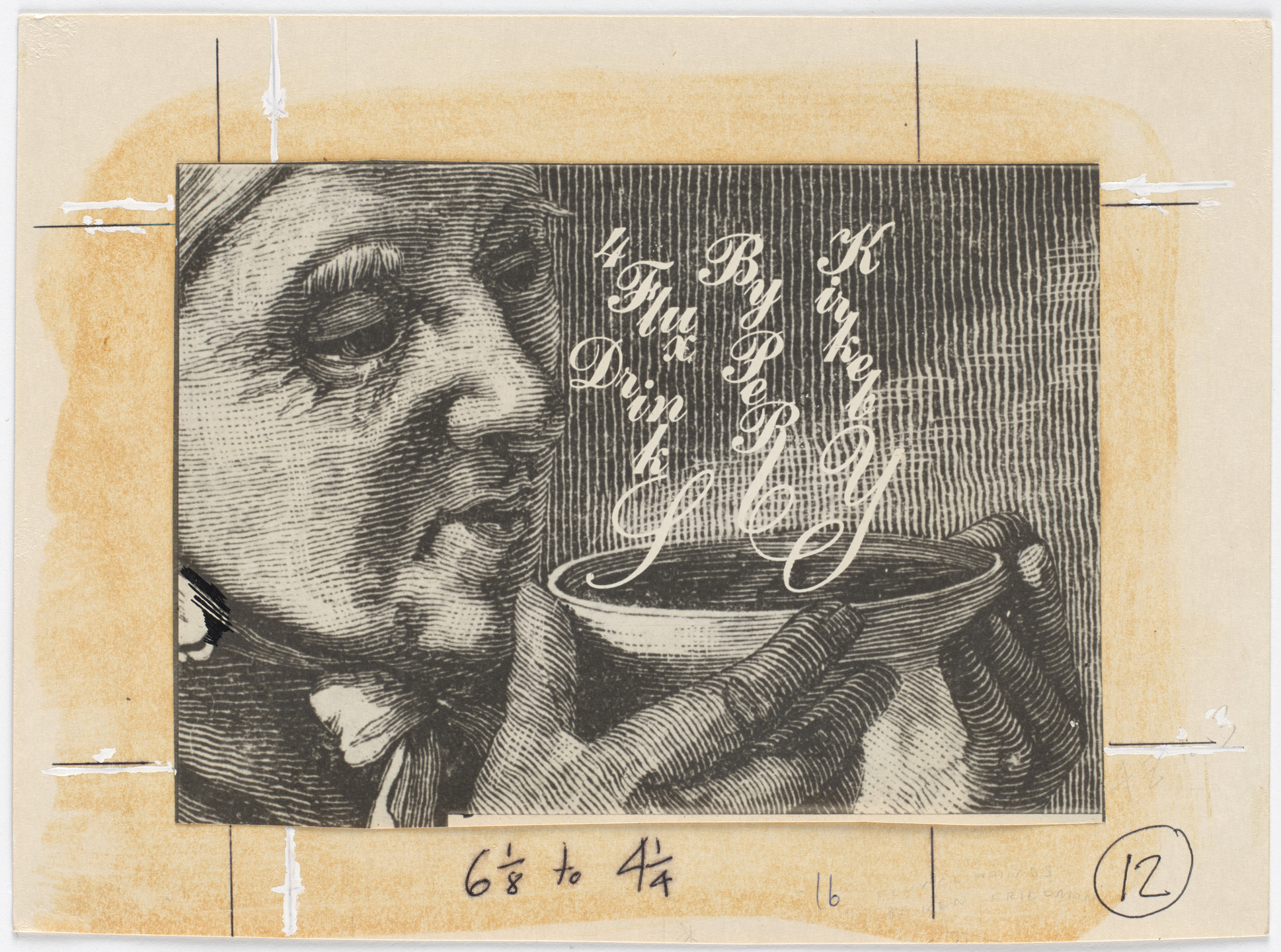 George Maciunas, Per Kirkeby. Mechanical for 4 Flux Drinks. c. 1969 | MoMA
