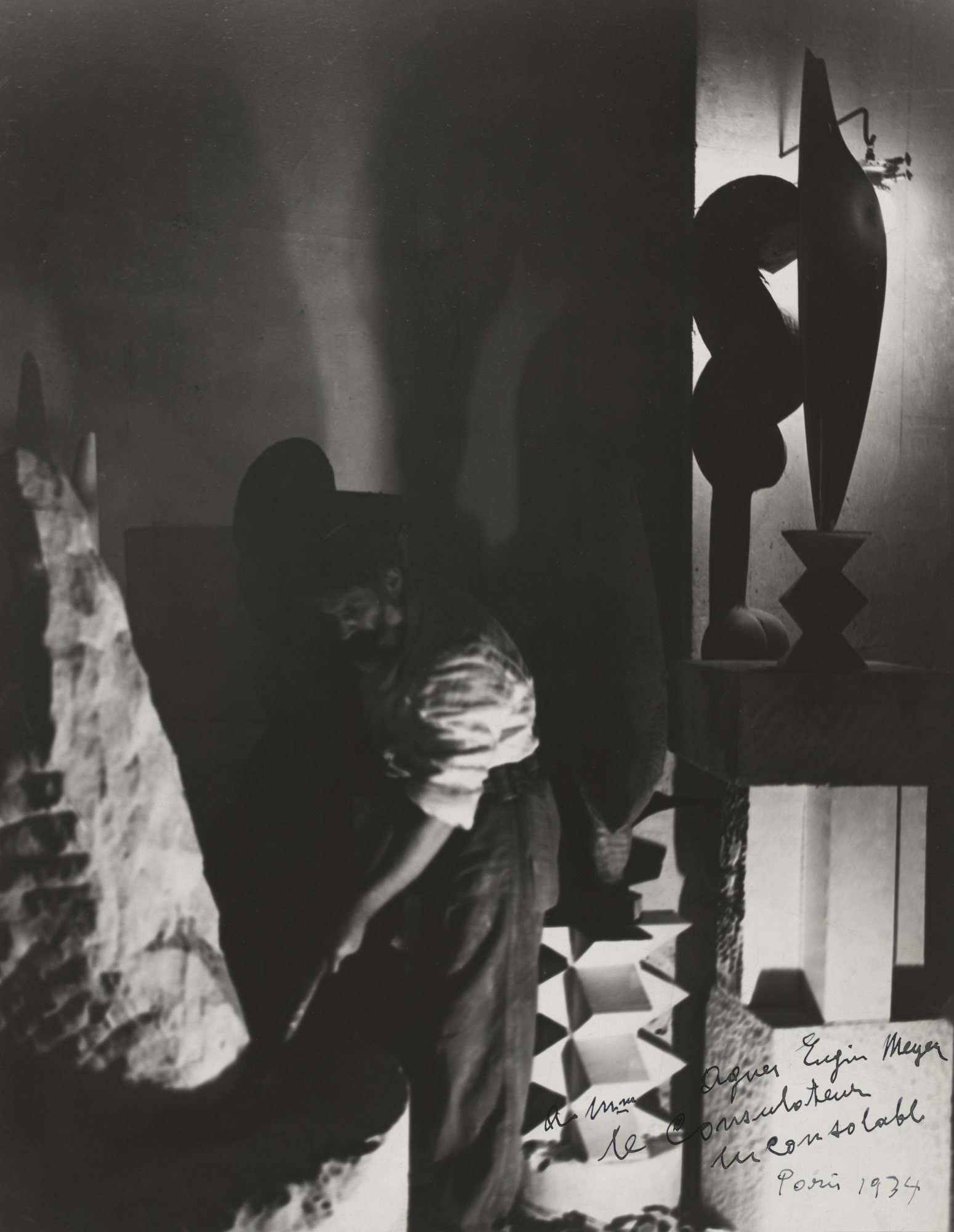Constantin Brancusi. Untitled (Self-portrait in the studio). c. 1922 | MoMA