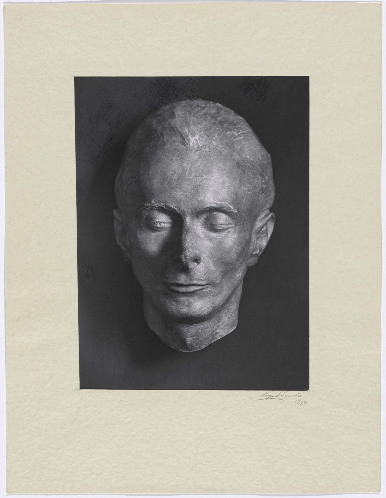 August Sander. Death Mask of My Oldest Son Who Was Murdered during the ...