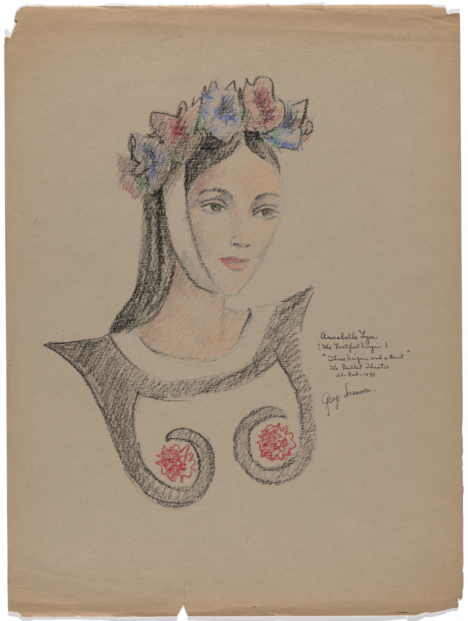 George A. Swanson. Annabelle Lyon (The Lustful Virgin). (1941) | MoMA