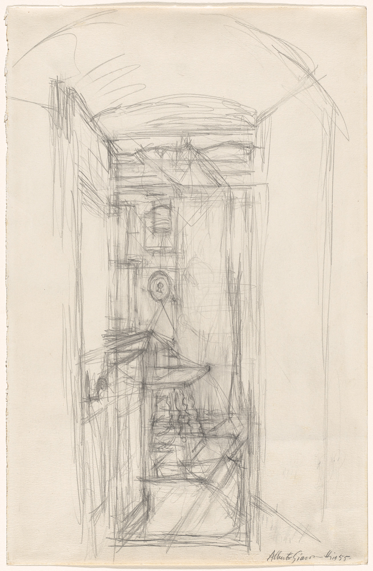 Giacometti Drawings Interior