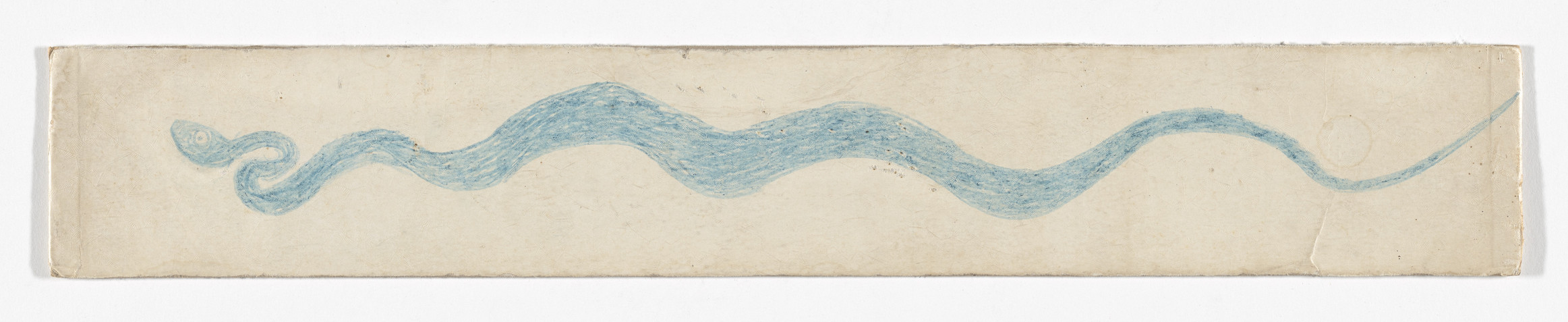 Bill Traylor. Blue Snake. c. 1939–42 | MoMA
