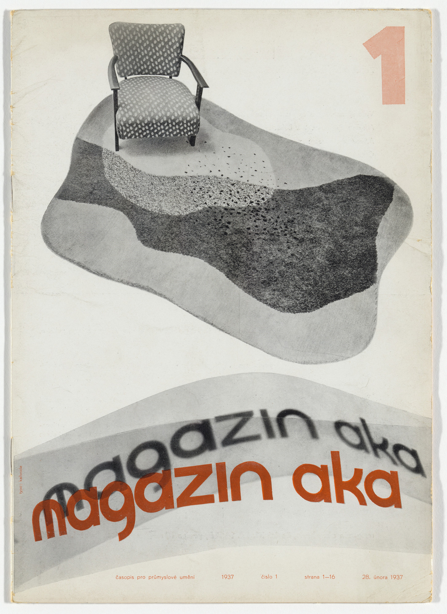 František Kalivoda. Magazin AKA, no. 1. 1937 | MoMA