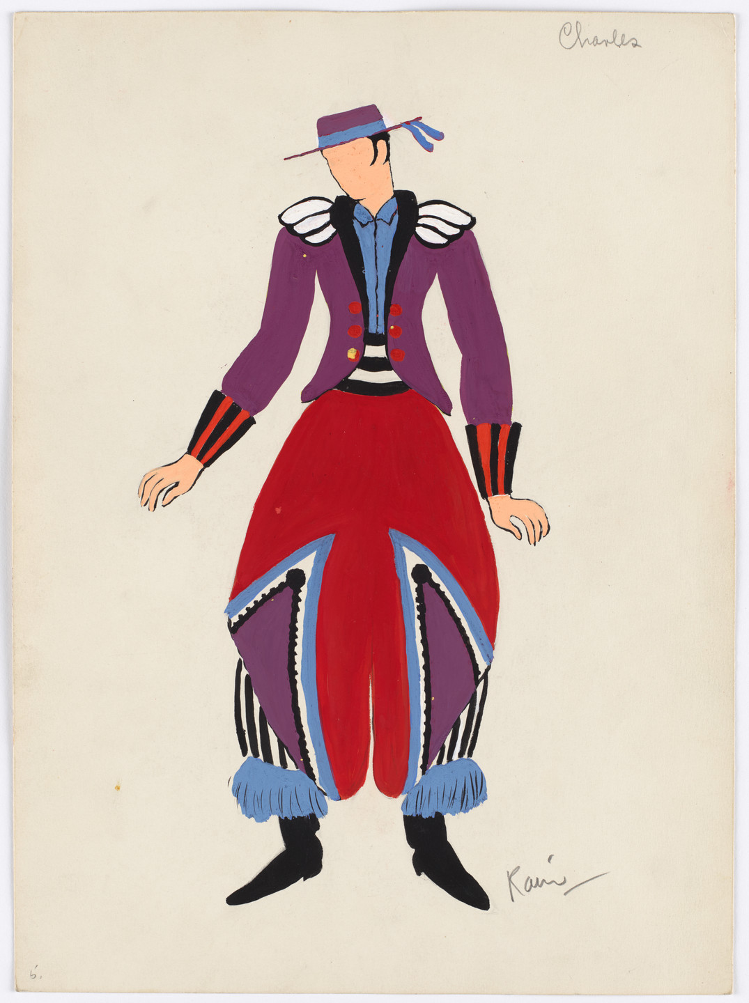 Charles Rain. Costume design for the ballet Yankee Clipper. 1937 | MoMA
