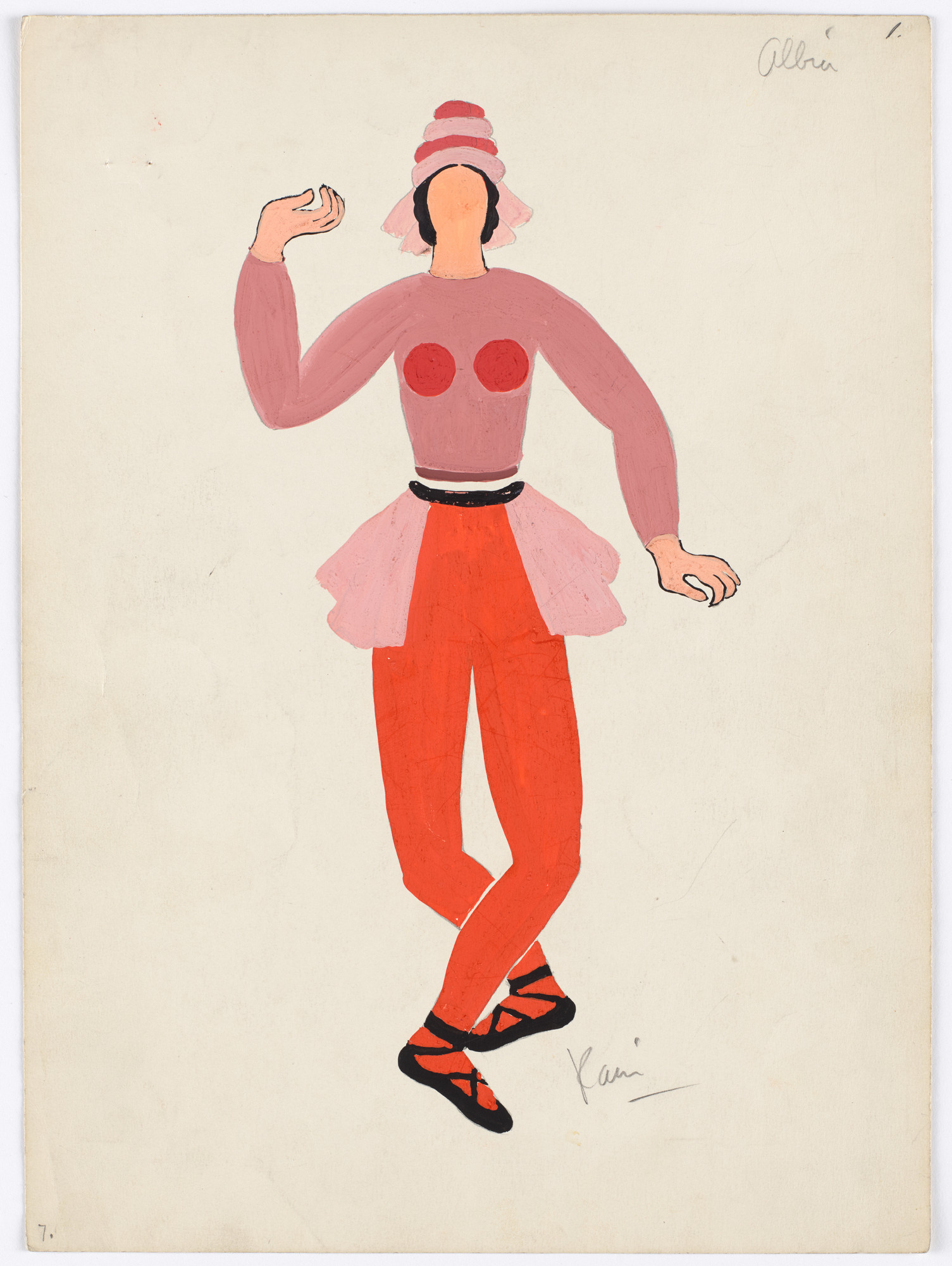Charles Rain. Costume design for the ballet Yankee Clipper. 1937 | MoMA