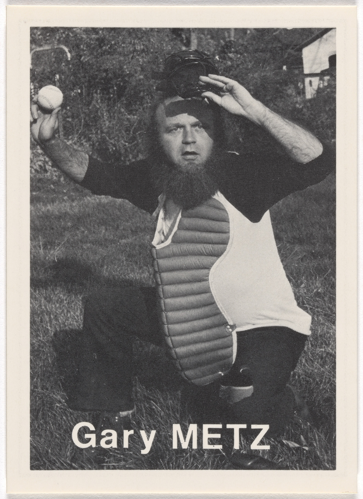 Michael Mandel. Untitled (Baseball photographer trading cards). 1975 | MoMA