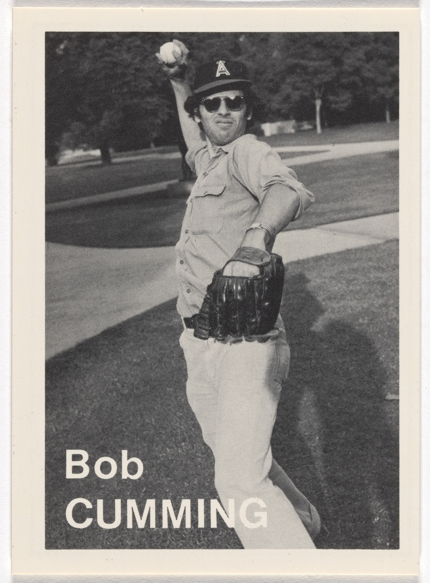 Michael Mandel. Untitled (Baseball photographer trading cards). 1975 | MoMA