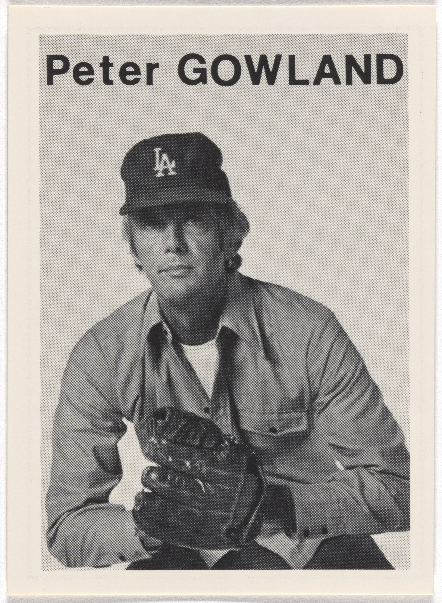 Michael Mandel. Untitled (Baseball photographer trading cards). 1975 | MoMA
