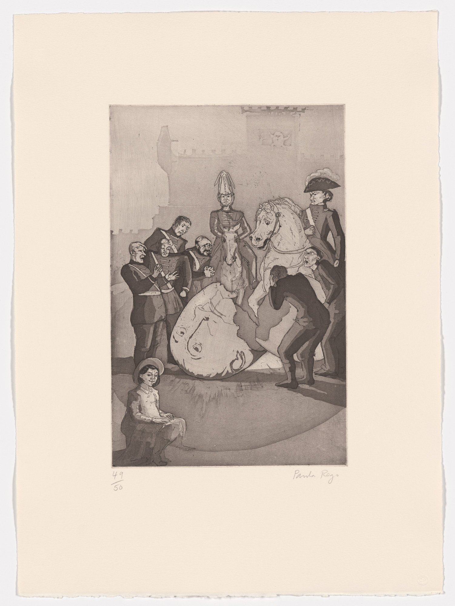 Paula Rego. Humpty Dumpty from the series Nursery Rhymes. 1989 | MoMA