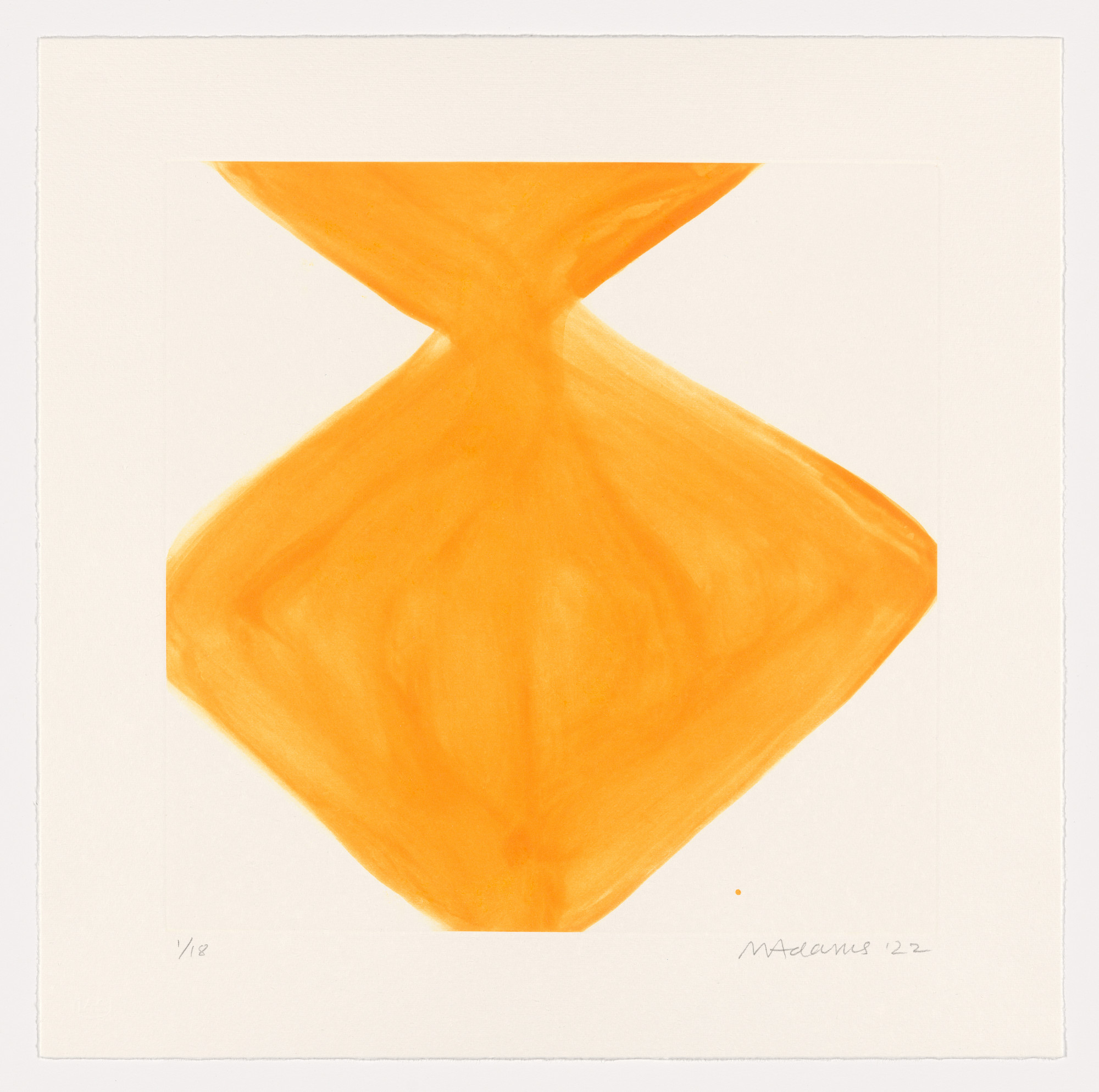 Marina Adams. NY Series (Etchings) Apricot Yellow. 2022 | MoMA
