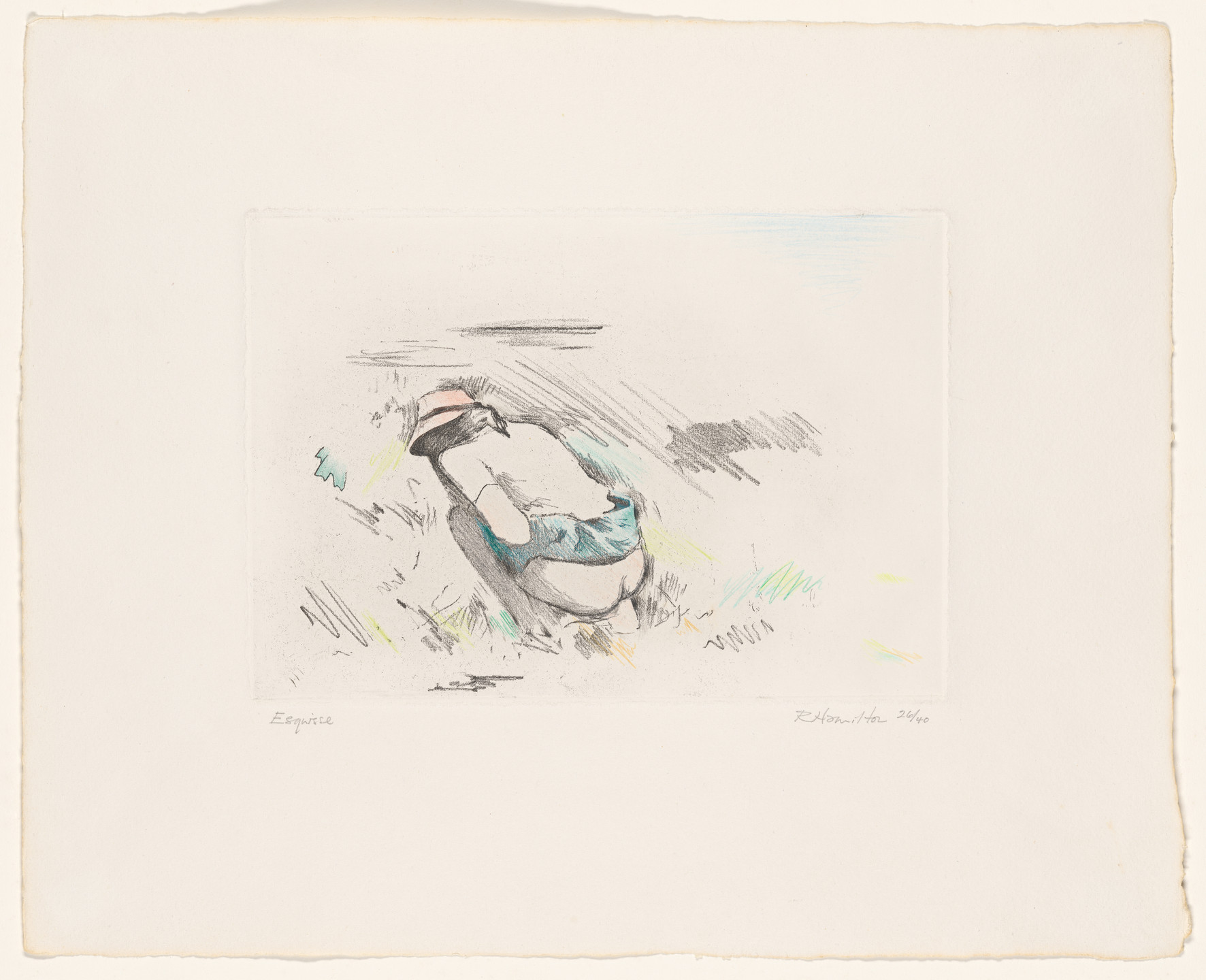 Richard Hamilton. Esquisse. 1972 | MoMA