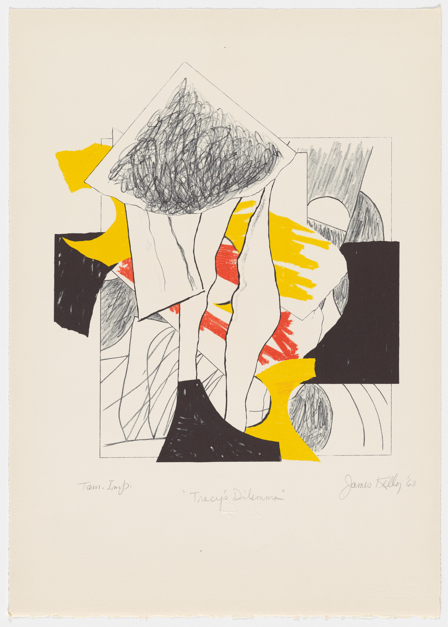 James Kelly. Tracy's Dilemma from the portfolio 8 from 9. 1963 | MoMA