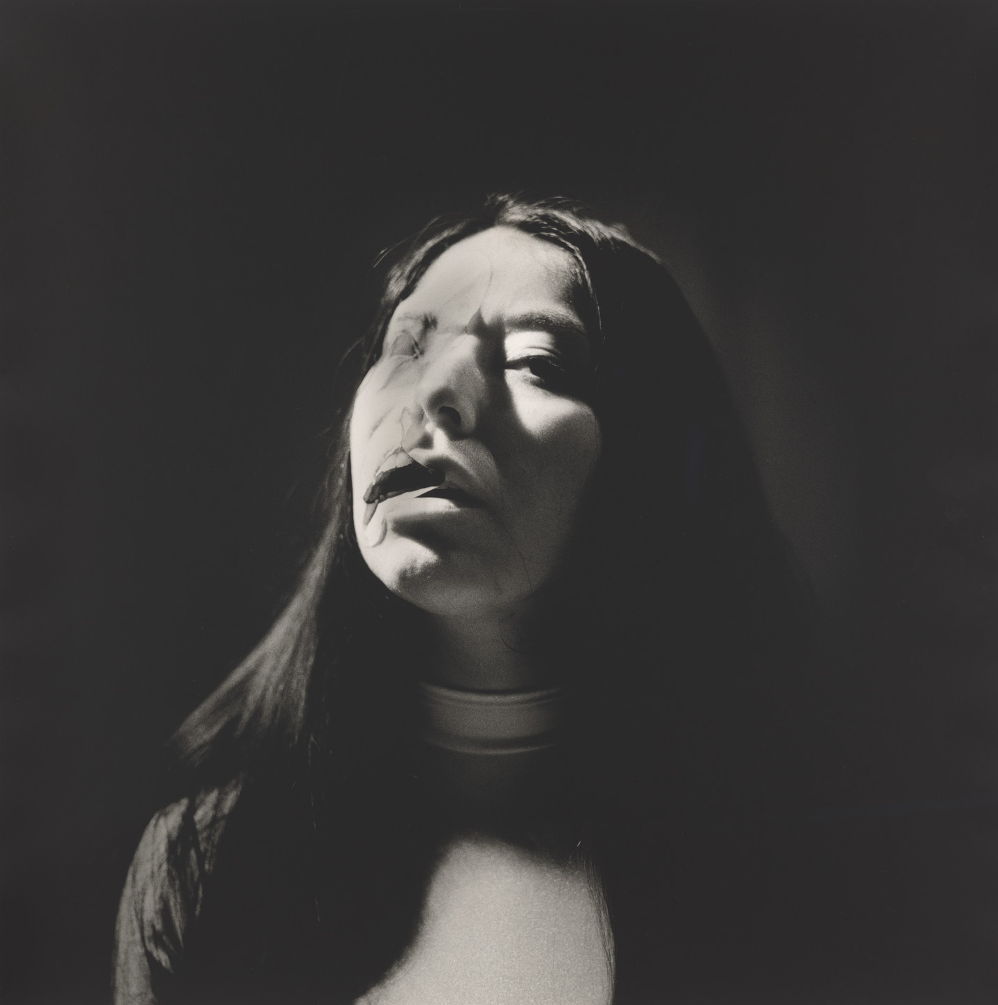 Tarrah Krajnak. Self Portrait Trying on Rosa’s Face (Time Twins), Lima ...