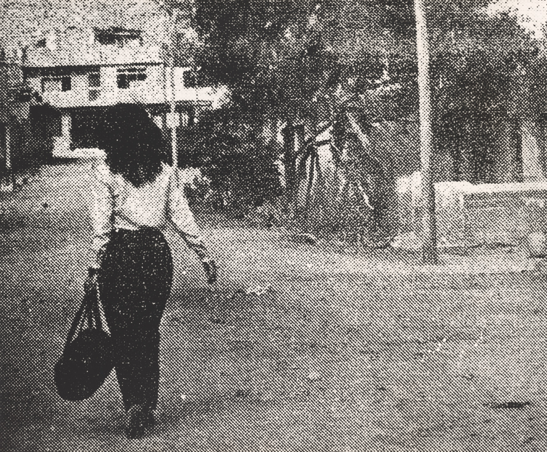 Tarrah Krajnak. She arrived in Lima…(Woman Walking with Bag, Lima, 1979 ...