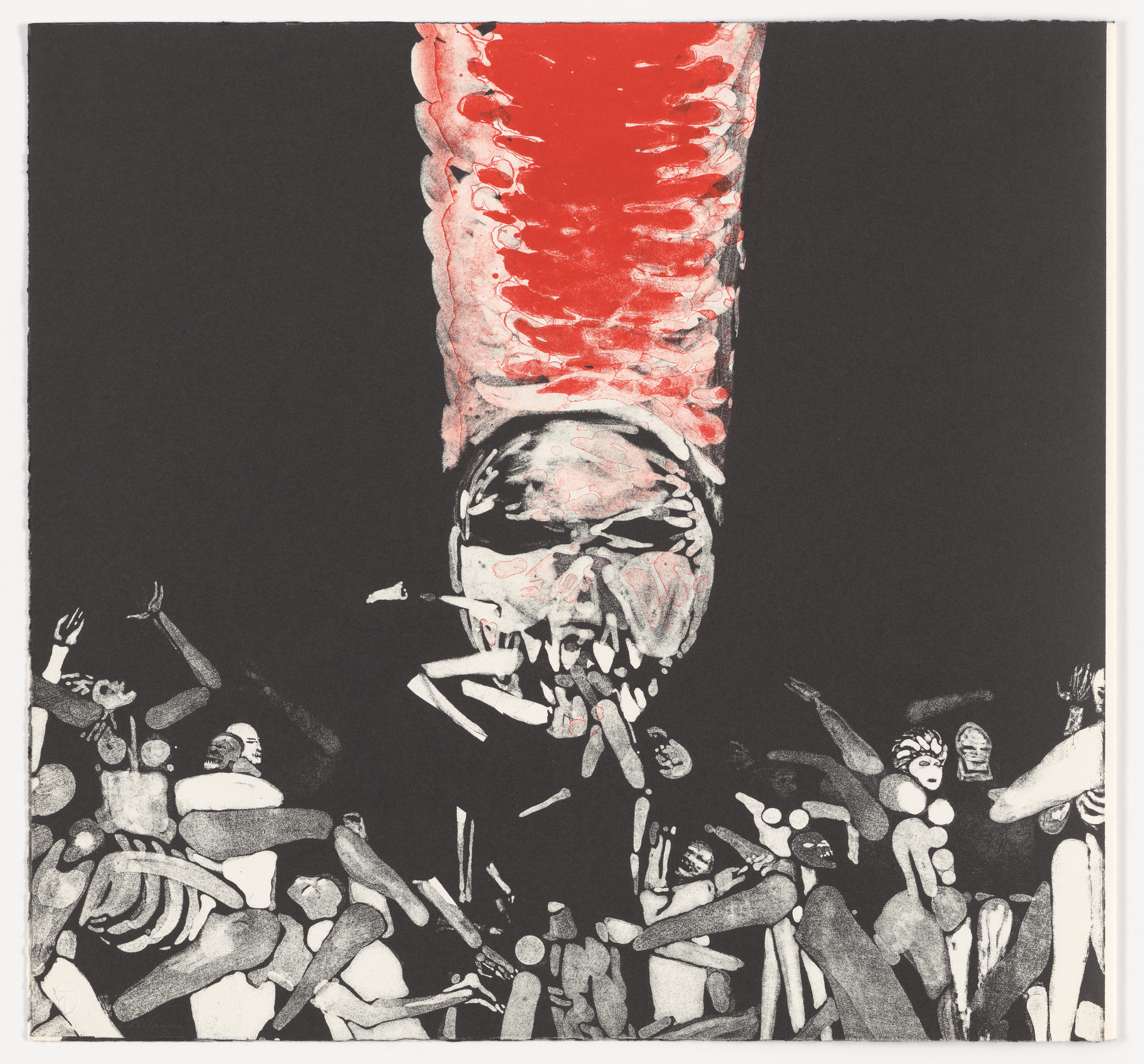 Robert Hansen. Plate (page 32) from Selections from Satan's Saint. 1964 ...