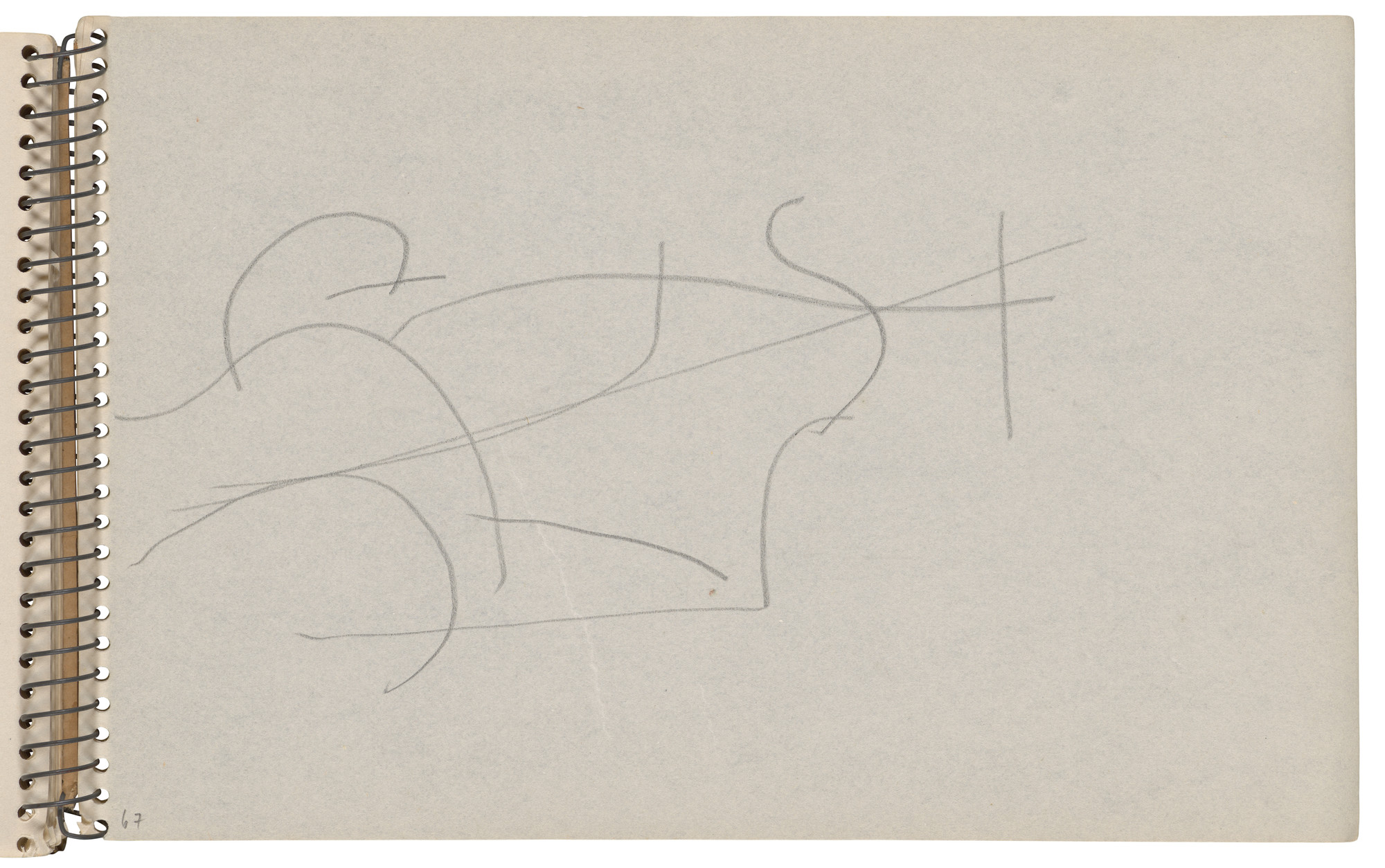 Ellsworth Kelly. Sketchbook #9, Paris. 1949-50 | MoMA