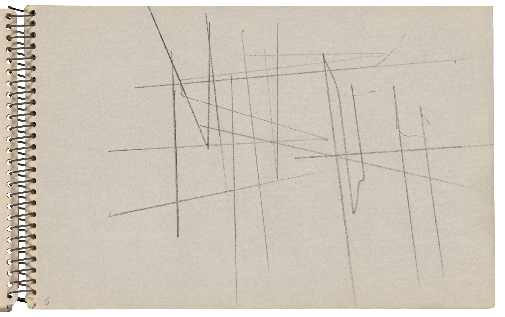 Ellsworth Kelly. Sketchbook #9, Paris. 1949-50 | MoMA