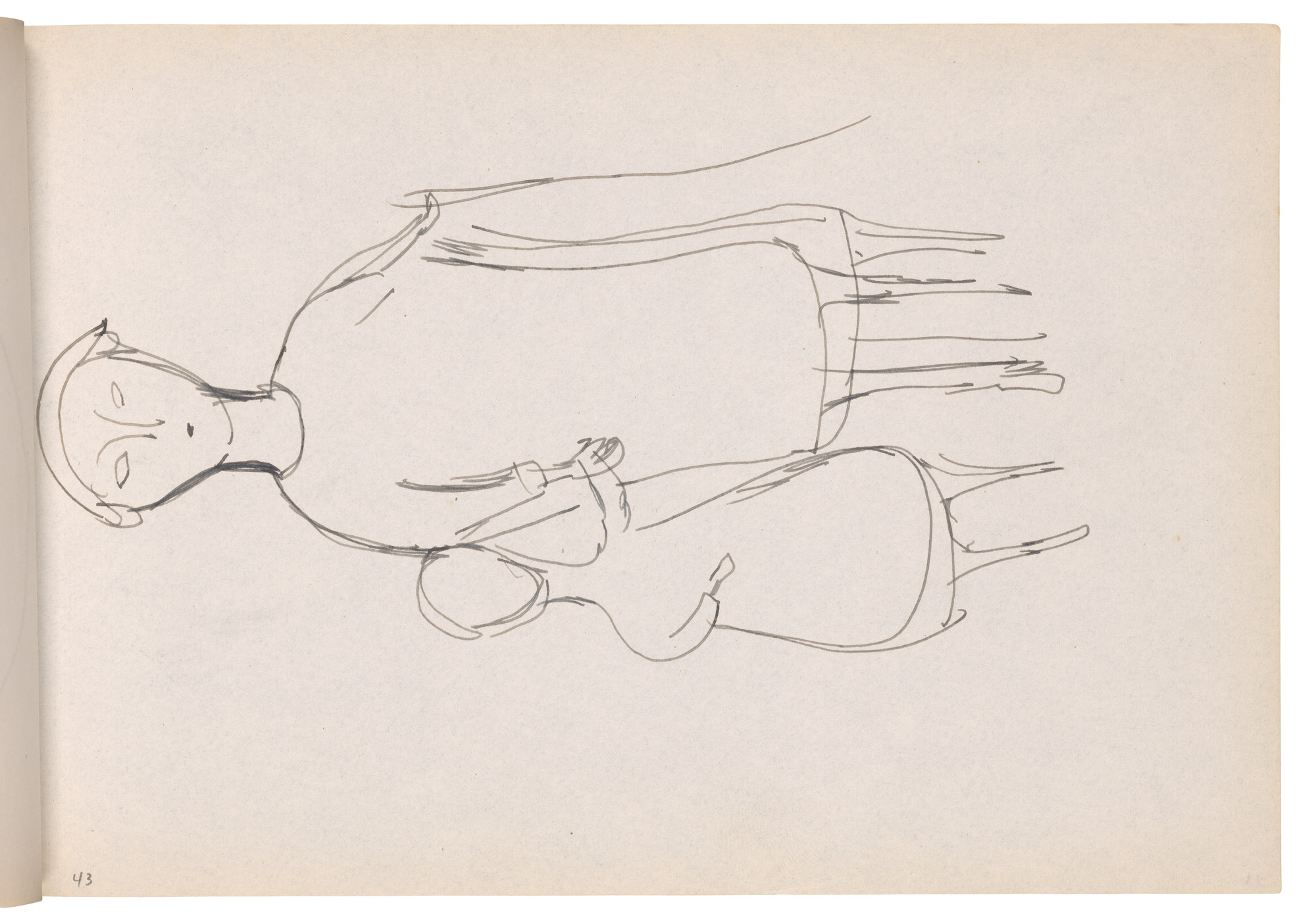 Ellsworth Kelly. Sketchbook #6, Paris. 1949 | MoMA