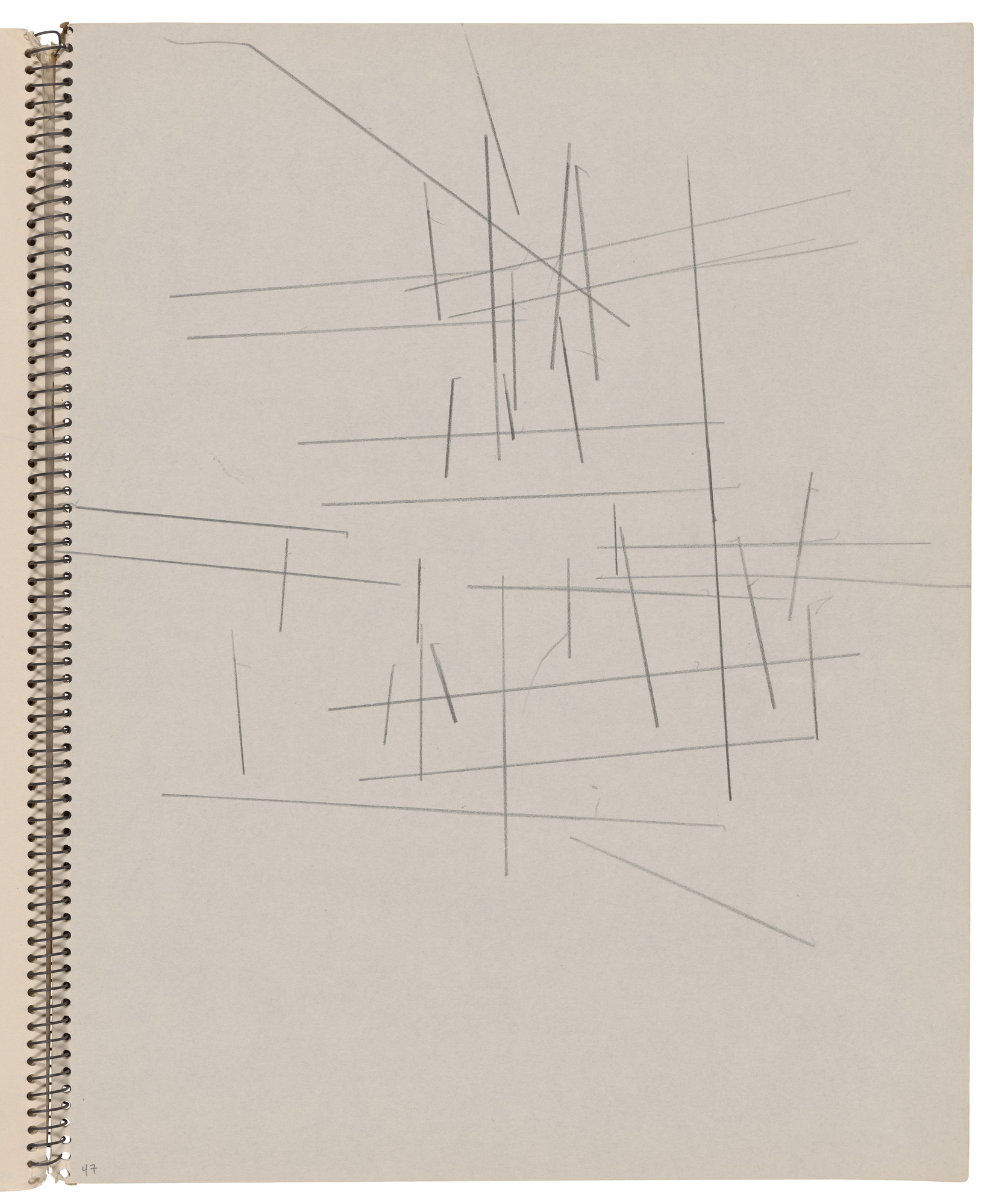 Ellsworth Kelly. Sketchbook #10, Paris. 1949-50 | MoMA