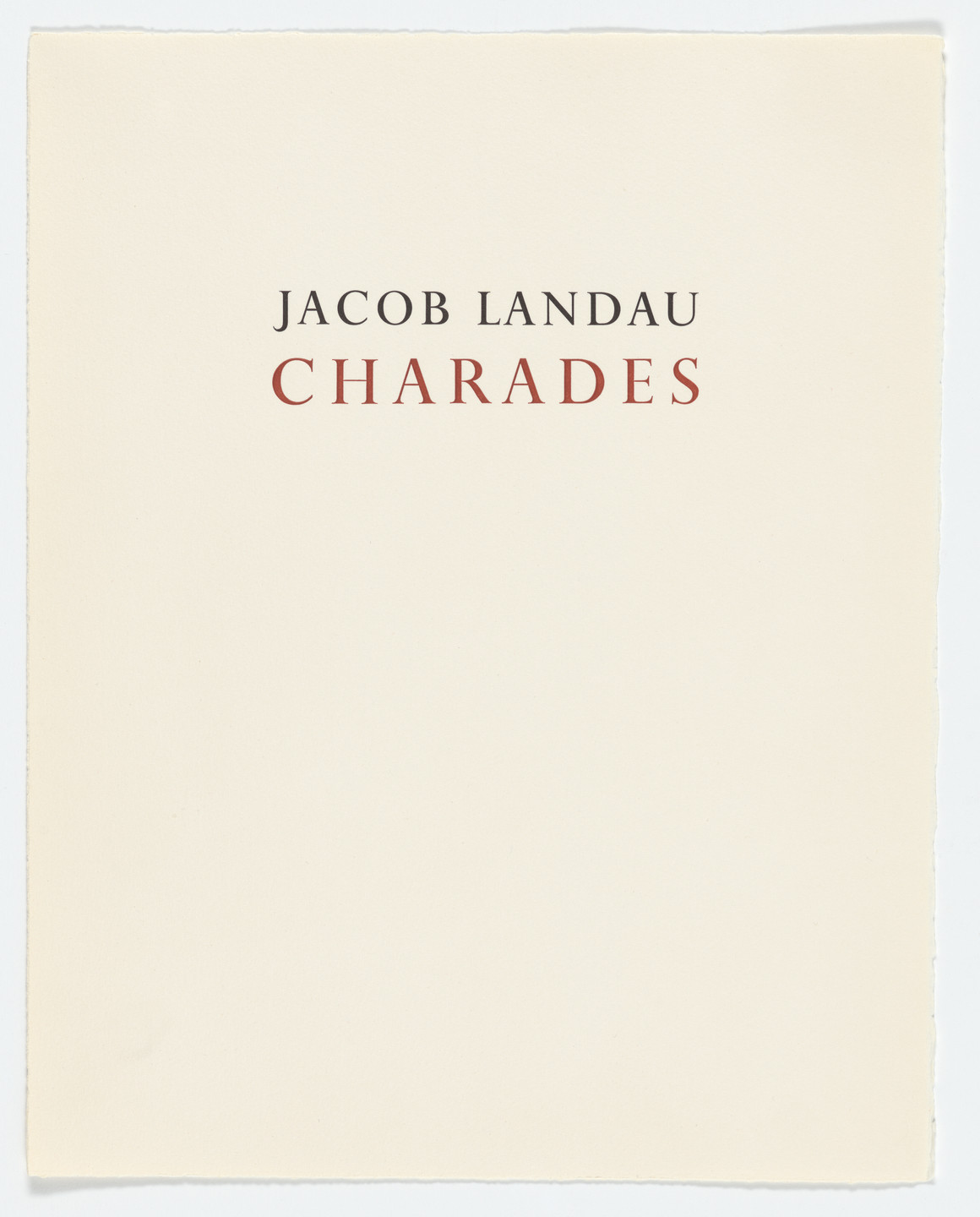 Jacob Landau. Charades. 1965 | MoMA
