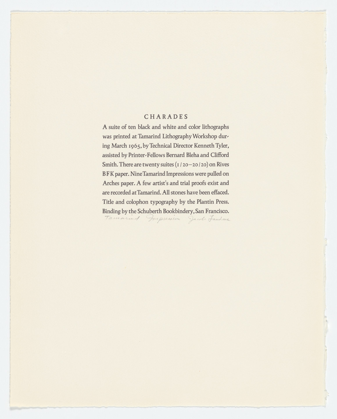 Jacob Landau. Charades. 1965 | MoMA