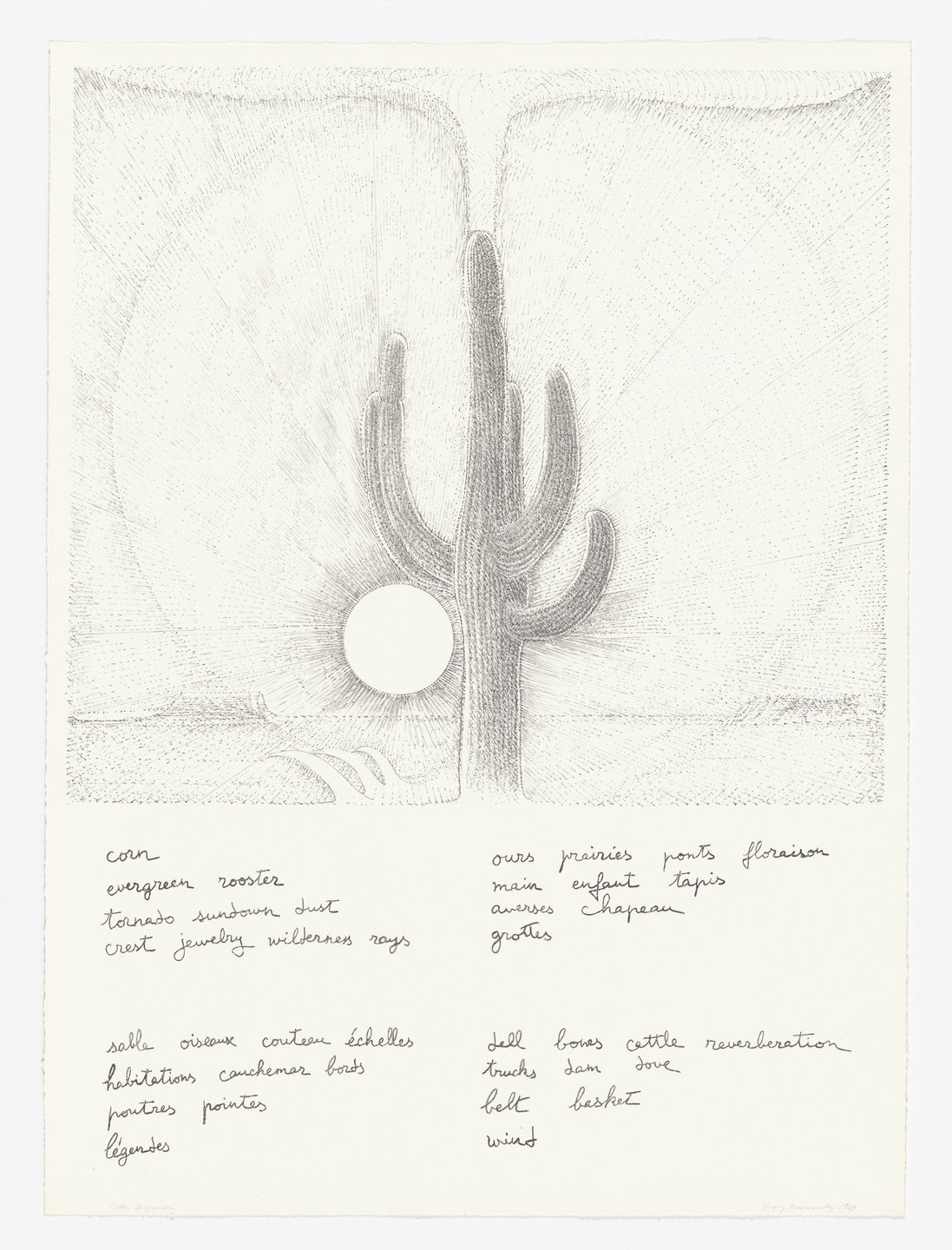Gregory Masurovsky. In-text plate (folio 9) from Western Duo. 1969 | MoMA