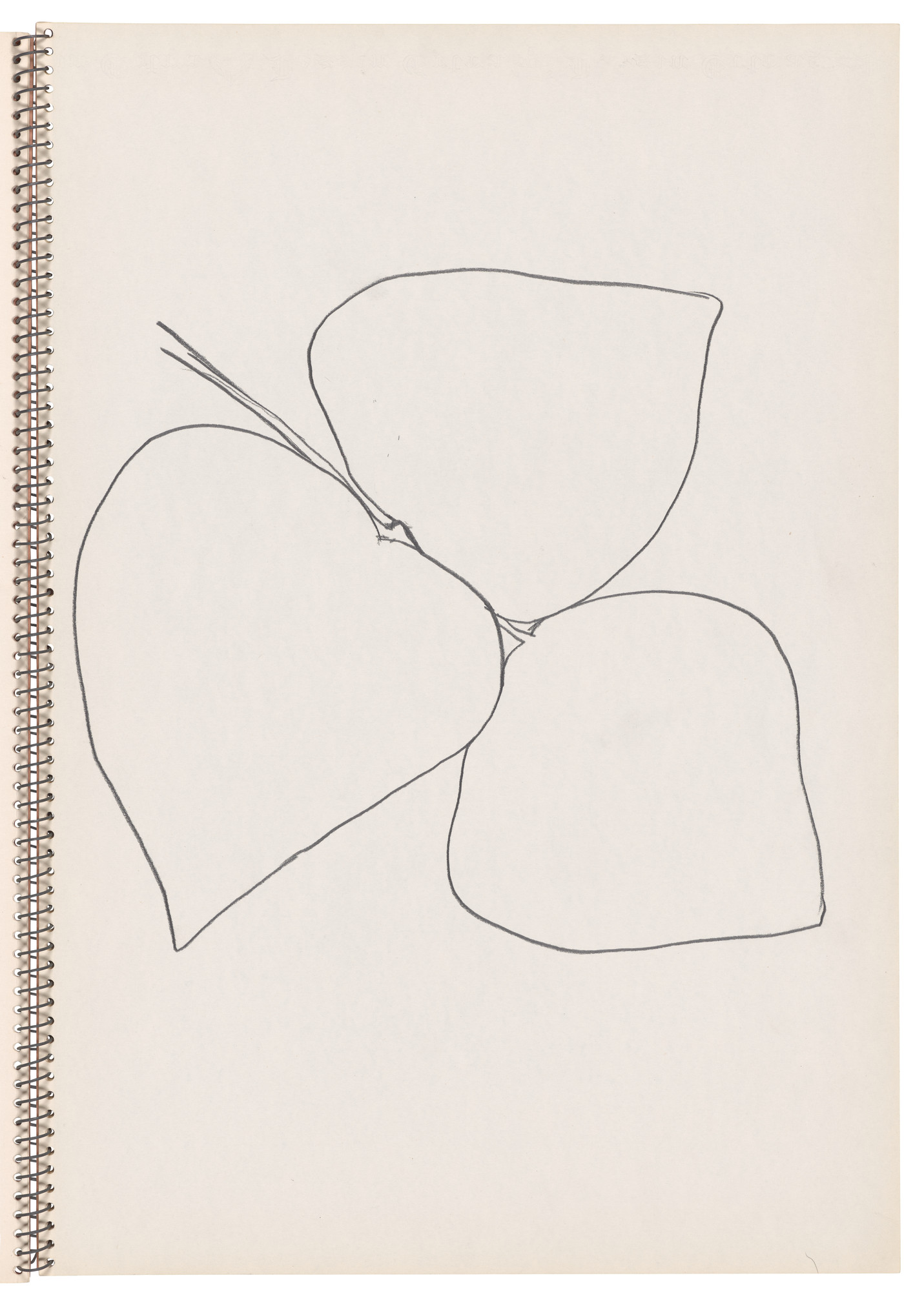 Ellsworth Kelly. Sketchbook #54, France. 1965 | MoMA