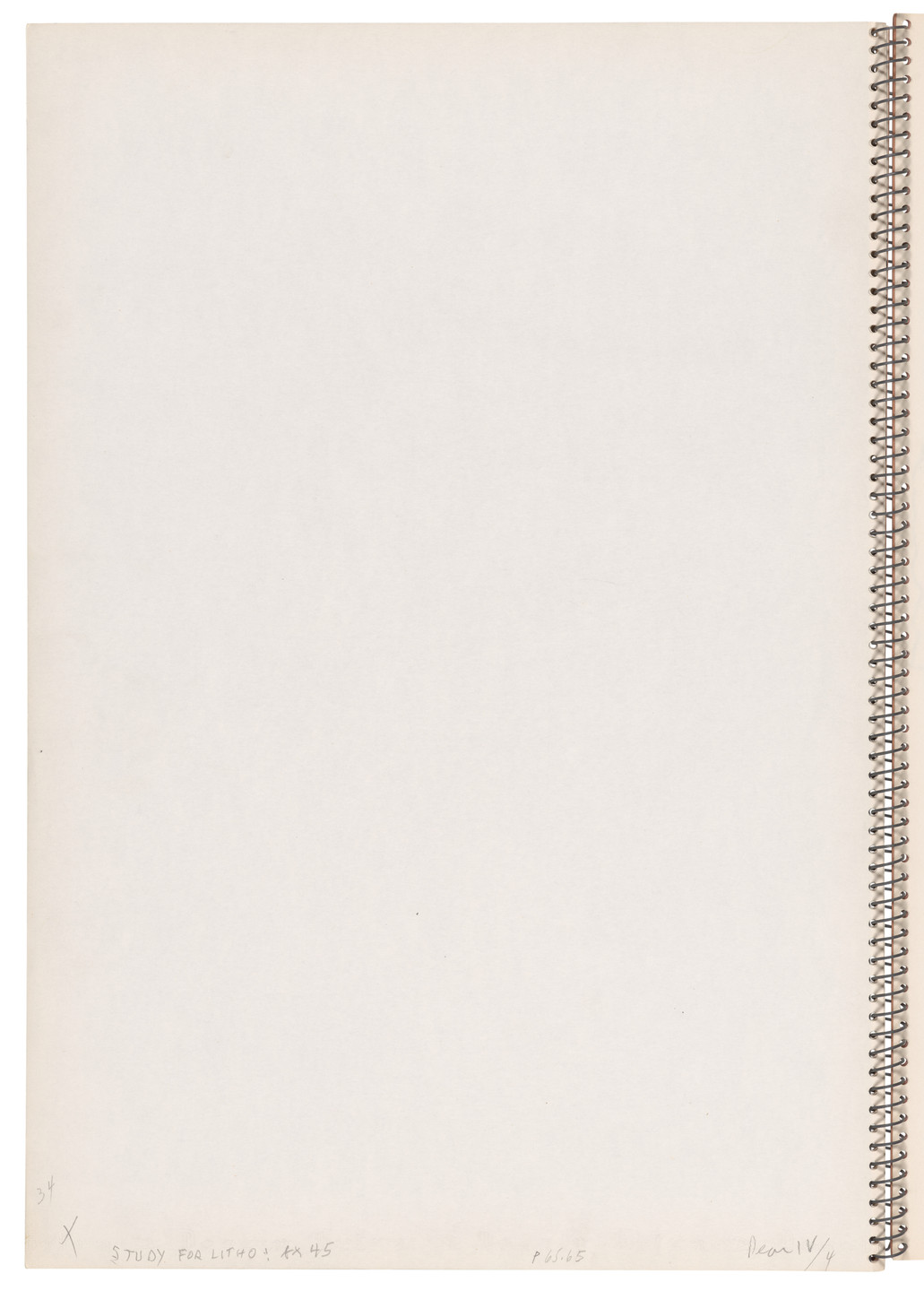Ellsworth Kelly. Sketchbook #54, France. 1965 | MoMA